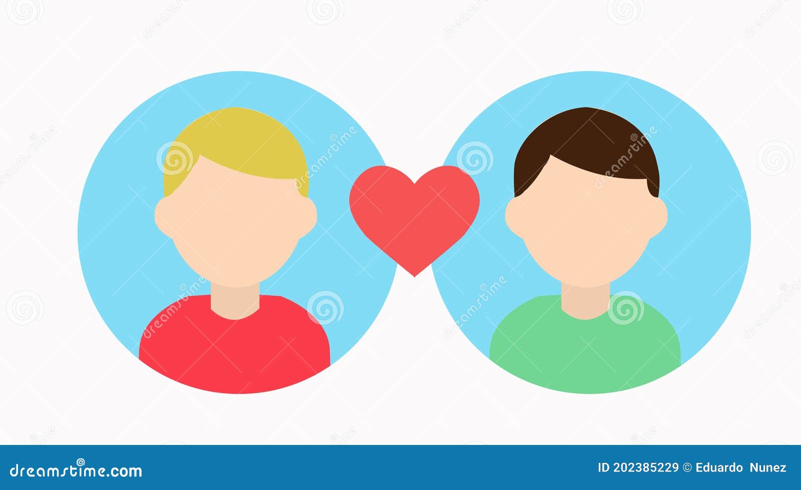 Two Boys Love Icon, Gay Friendly Icon Stock Vector - Illustration of ...