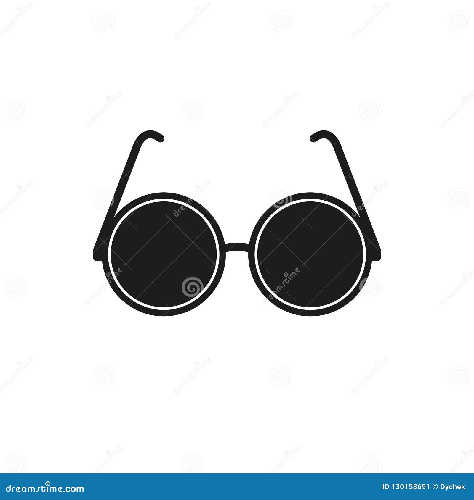 Glasses for Blind. Simple Vector Illustration. Stock Vector ...