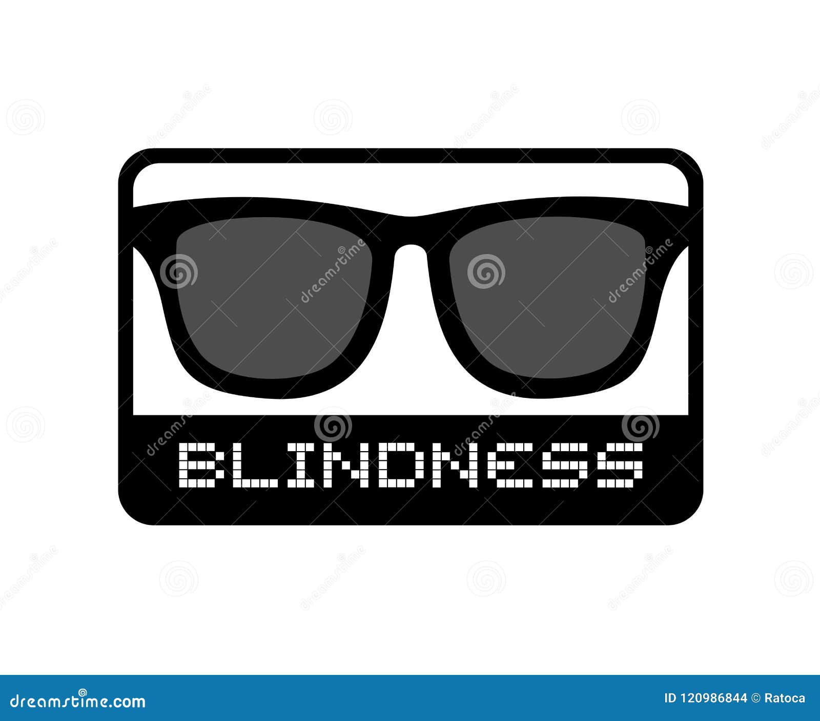 Blindness Icon. Element Of Eye Care Icon For Mobile Concept And Web ...
