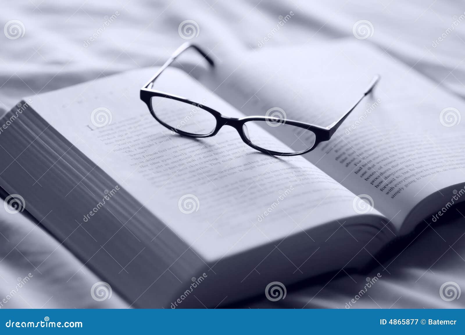 Glasses On Book Picture. Image: 4865877