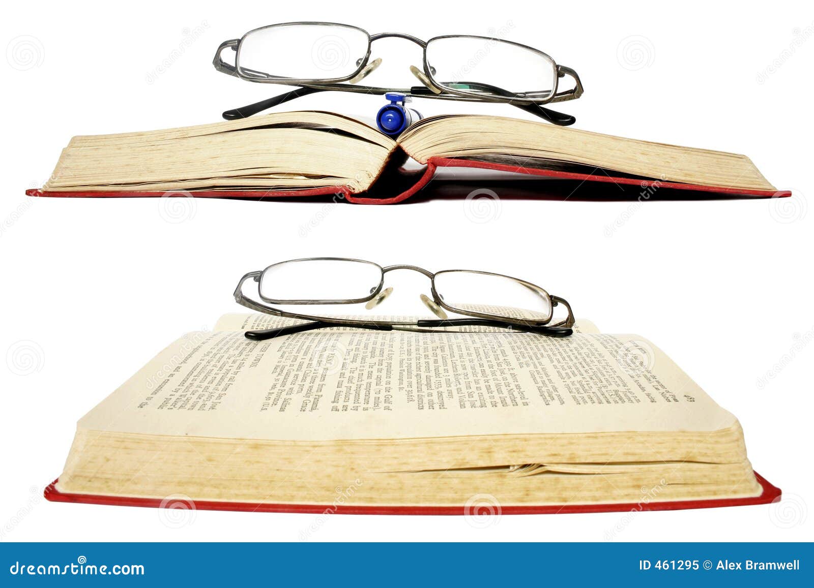 Glasses and Books stock image. Image of glasses, administration - 461295
