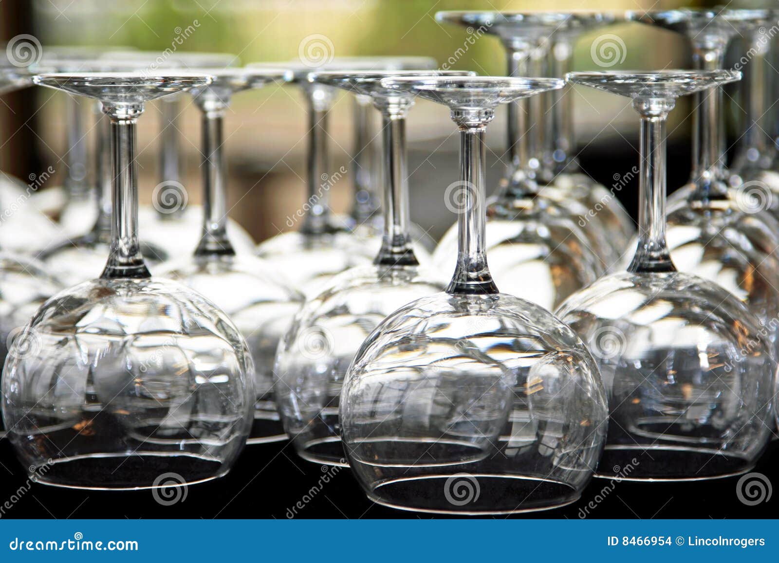 Glasses for Catering stock photo. Image of glasses, reflection - 8466954