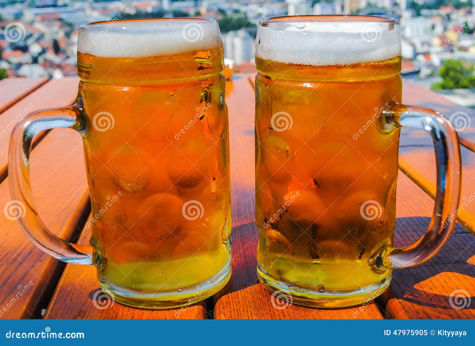 Glasses of cold beer stock image. Image of glasses, view - 47975905
