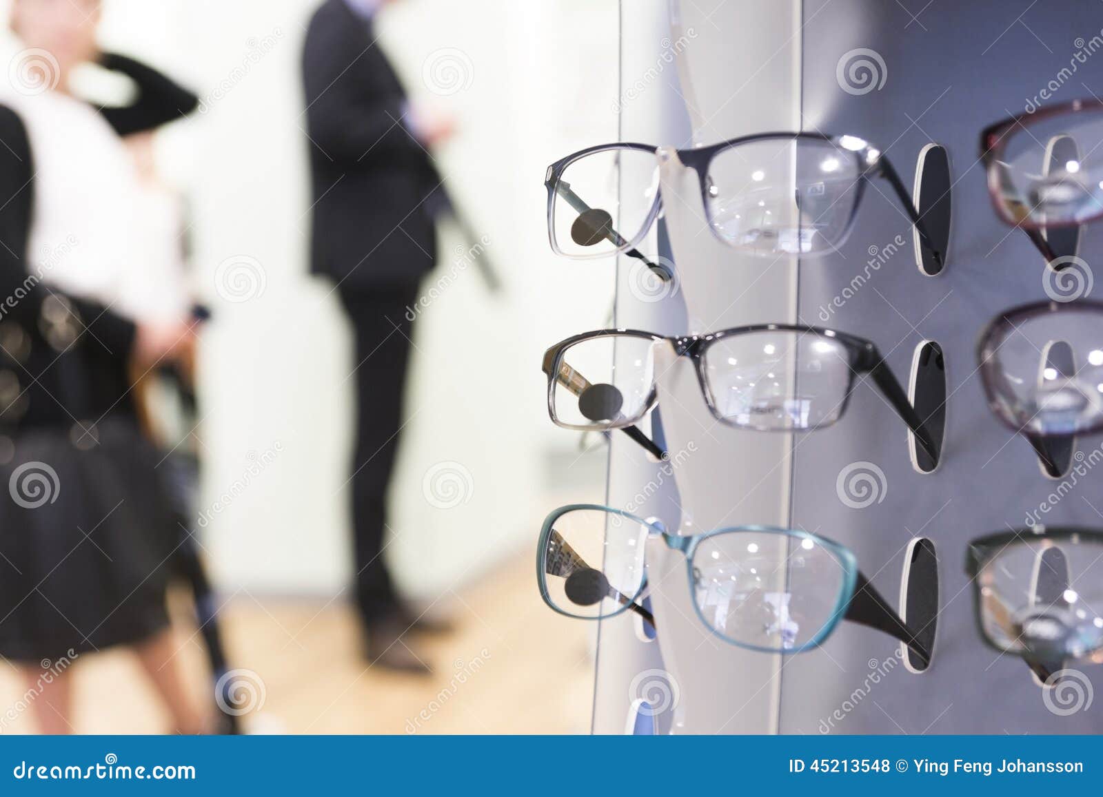 Glasses on display stock photo. Image of retail, white - 45213548
