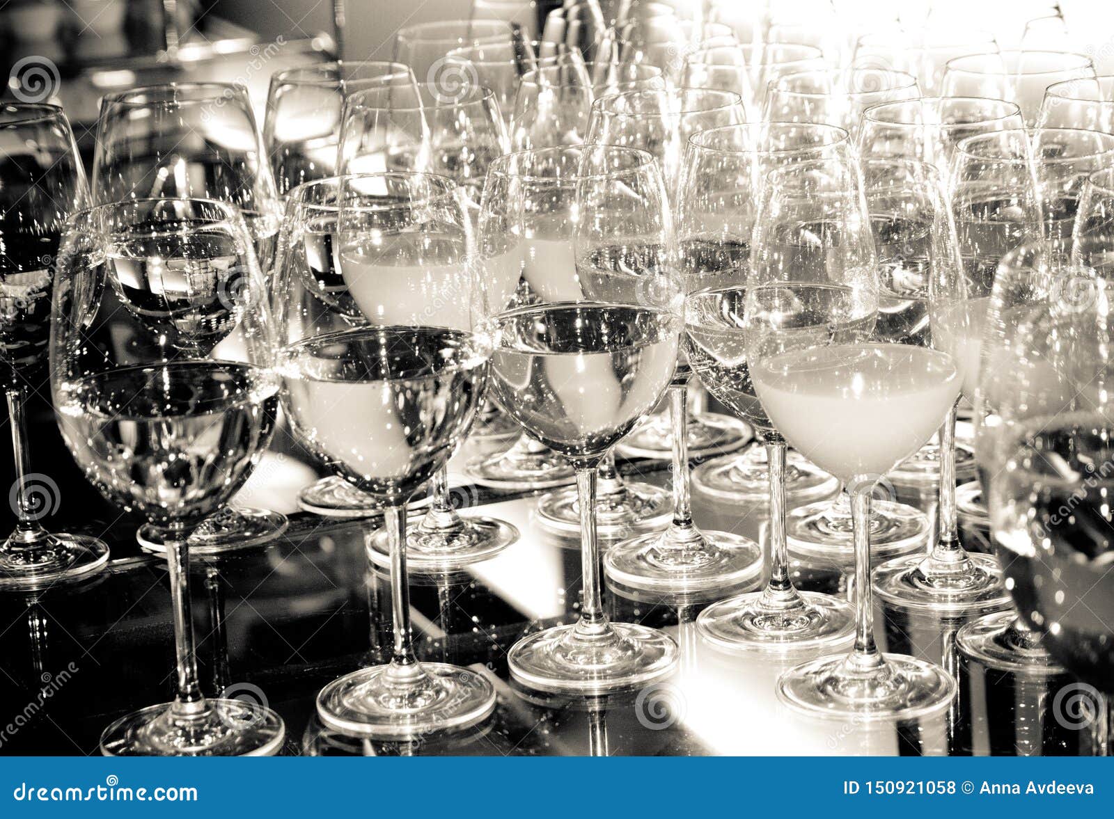Glasses with Drinks at the Party Stock Photo - Image of birthday, event ...