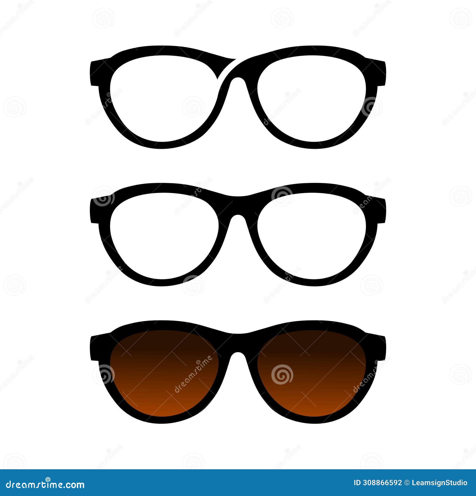 Glasses Frame Design Illustration Stock Vector - Illustration of ...