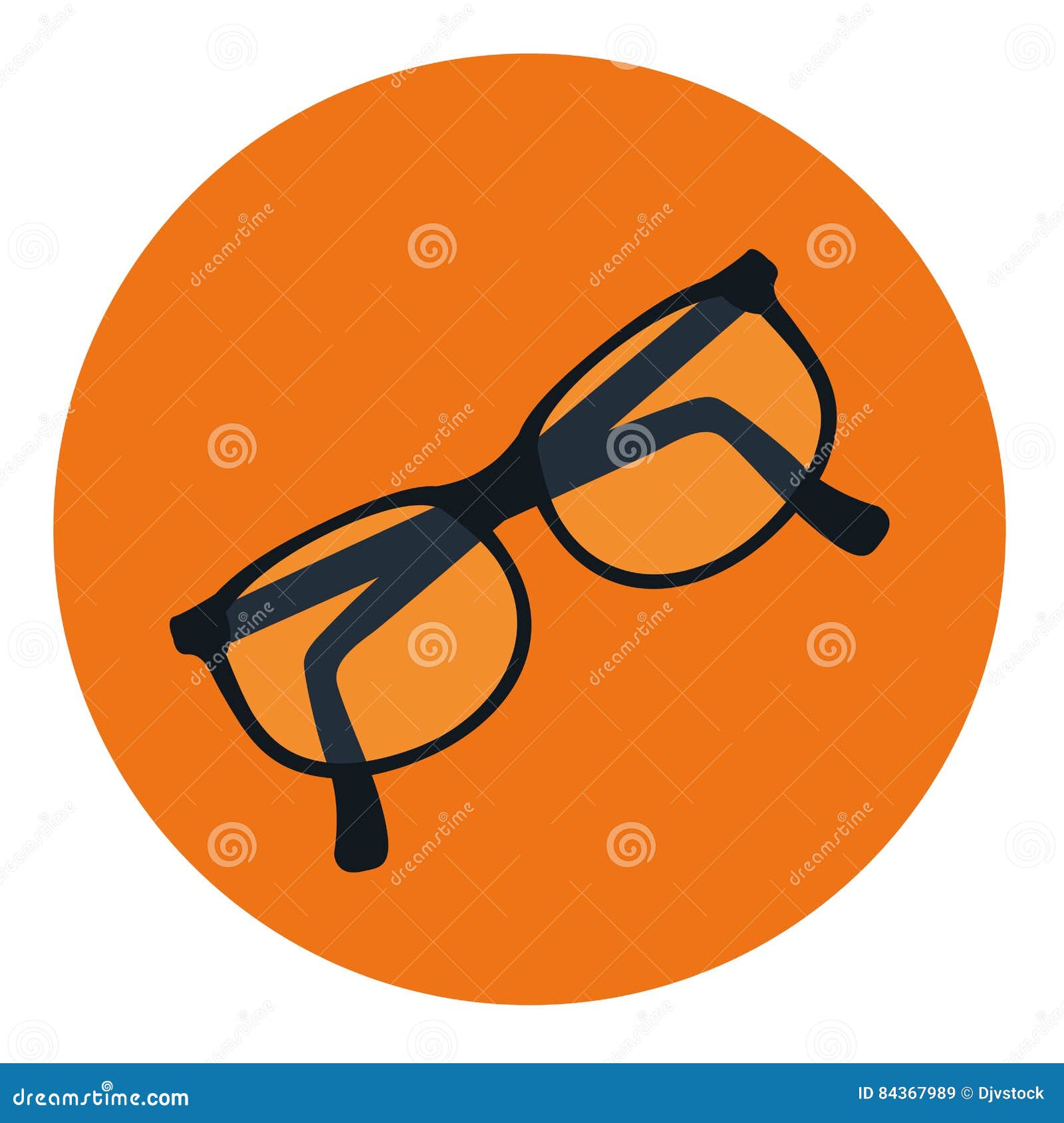 Glasses frame icon image stock illustration. Illustration of lens ...