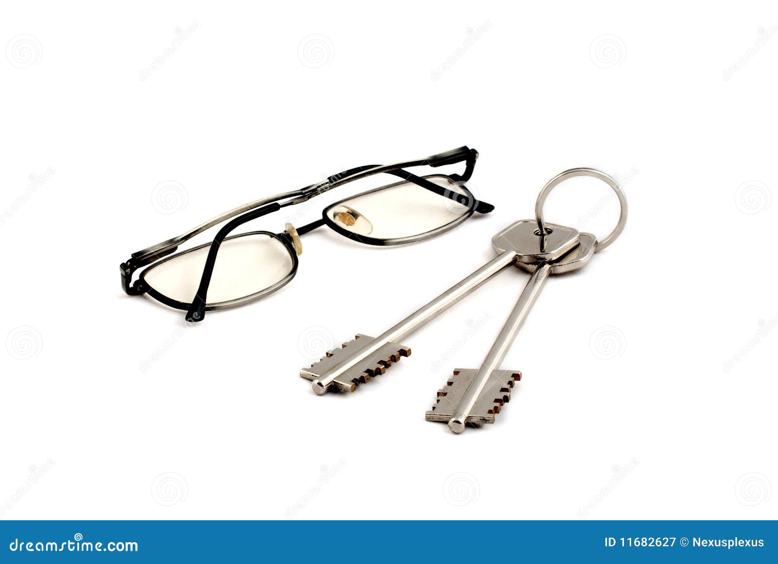 Glasses key stock image. Image of designer, office, gift - 11682627