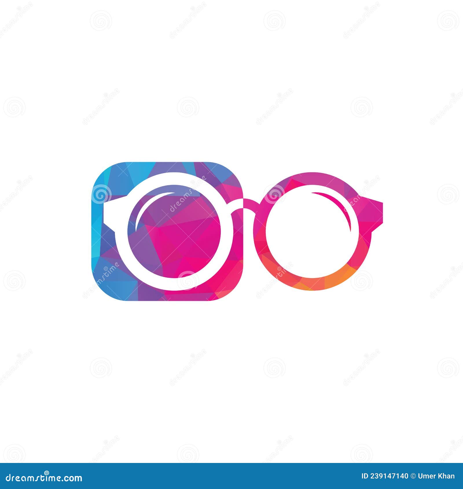 Glasses Logo Design. Spectacles Icon Design Template Stock Vector ...