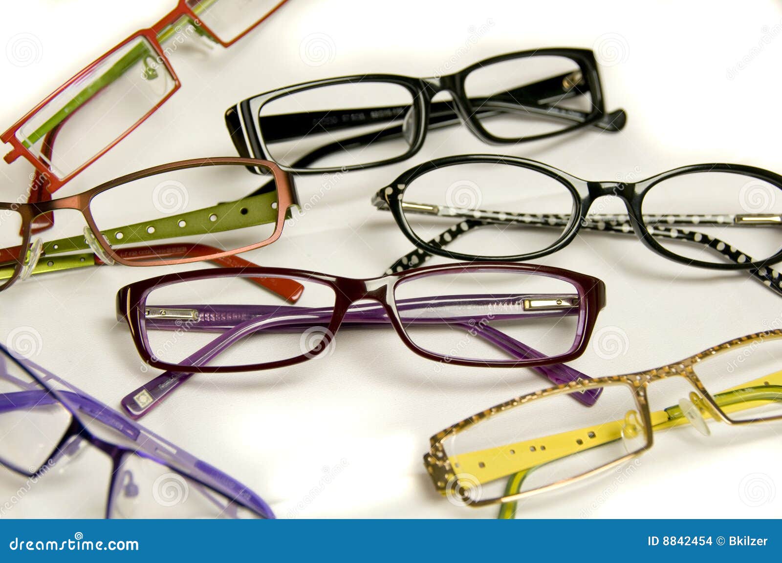 Glasses Optical Shop Display Stock Photo - Image of optometrist, sight ...