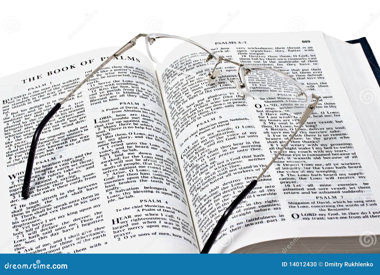 Glasses over open bible stock photo. Image of testament - 14012430