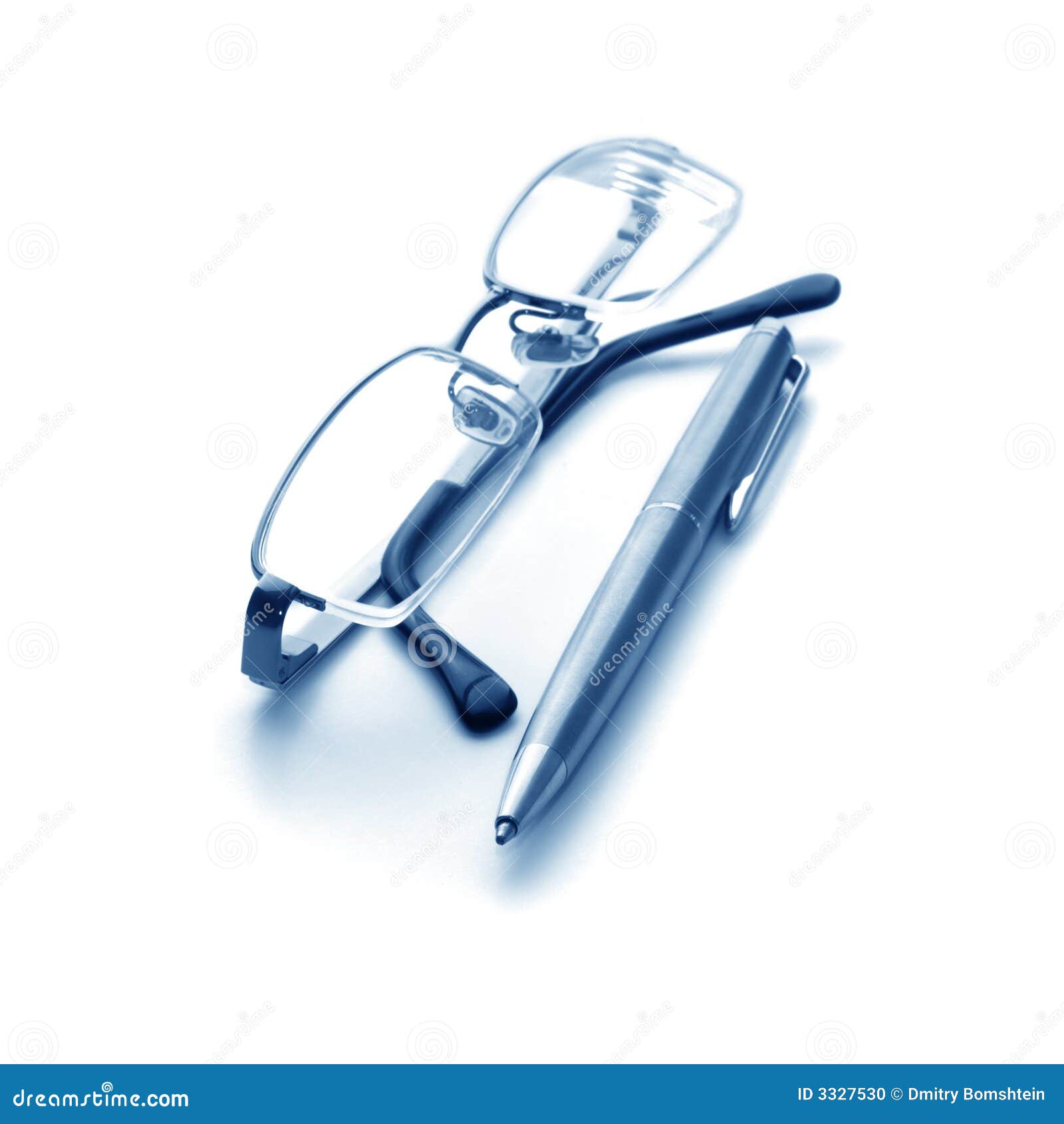 Glasses and pen stock photo. Image of optical, white, frame - 3327530
