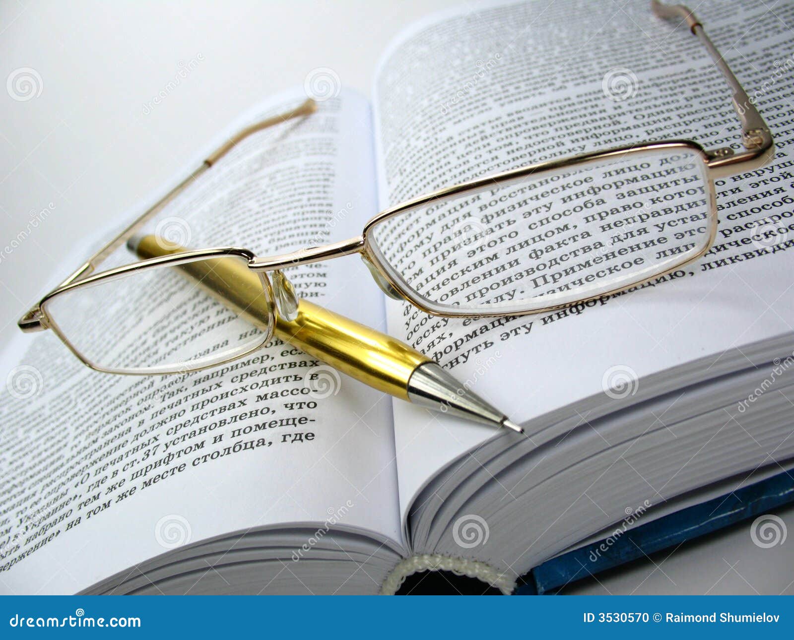 Glasses & Pen on Book 2 Stock Photo - Image of people, group: 3530570