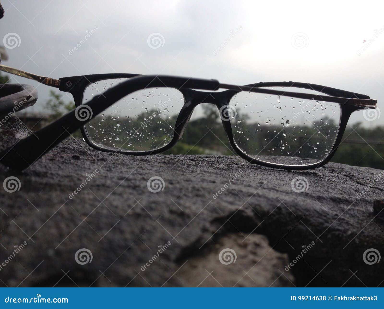 Glasses with rain drops stock photo. Image of colours - 99214638