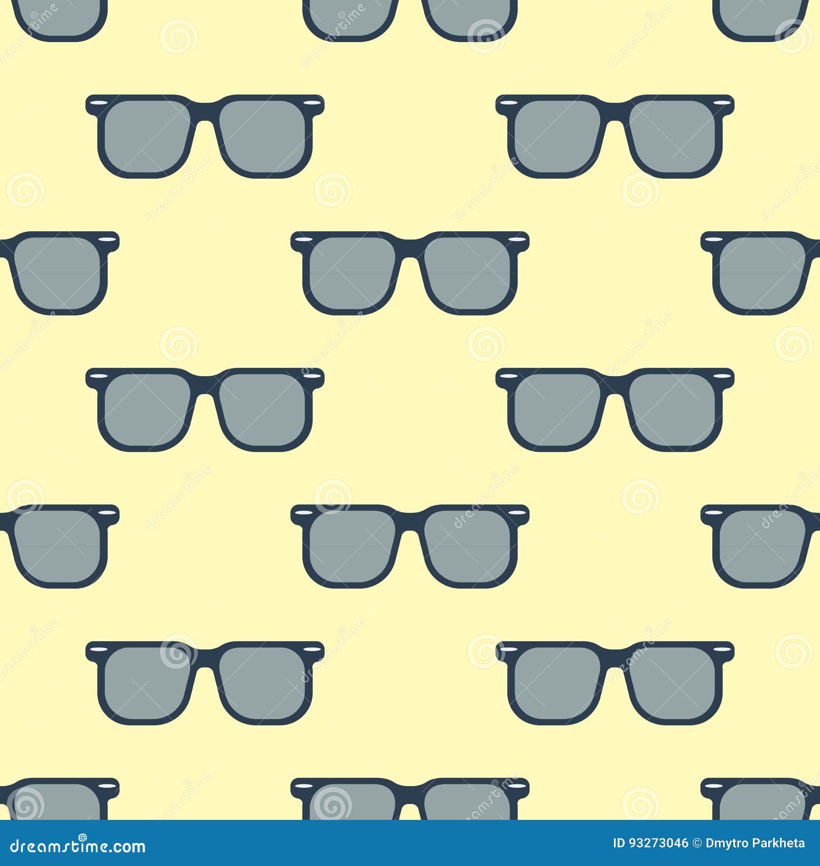 Glasses seamless pattern stock vector. Illustration of vector - 93273046