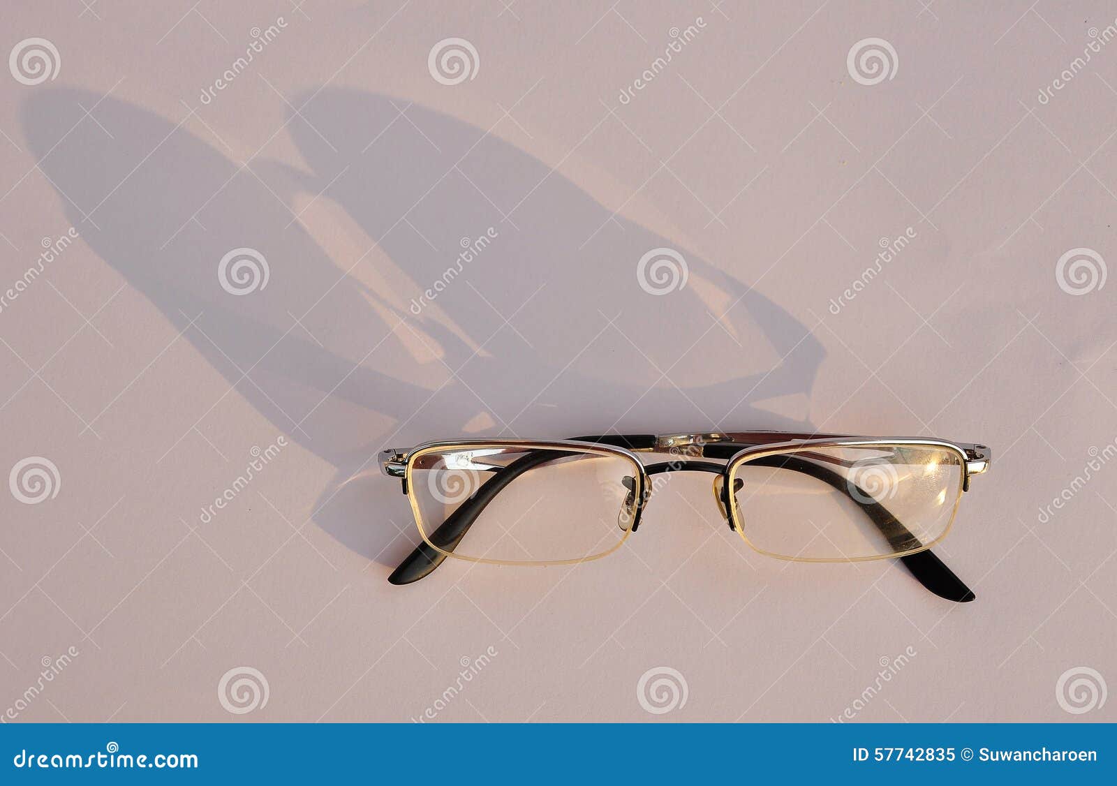 Glasses with shadow stock image. Image of contrast, shadow - 57742835