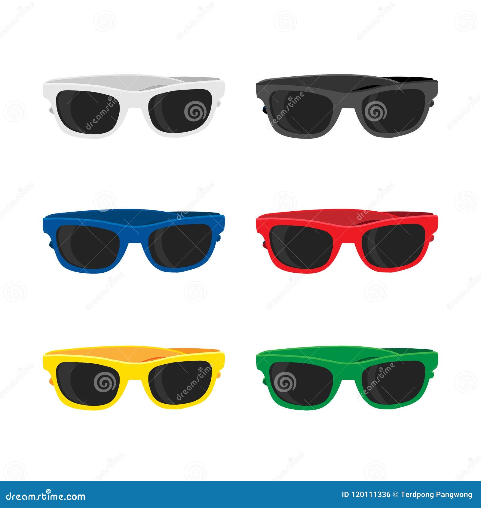 Glasses Vector Collection Design Stock Vector - Illustration of isolate ...