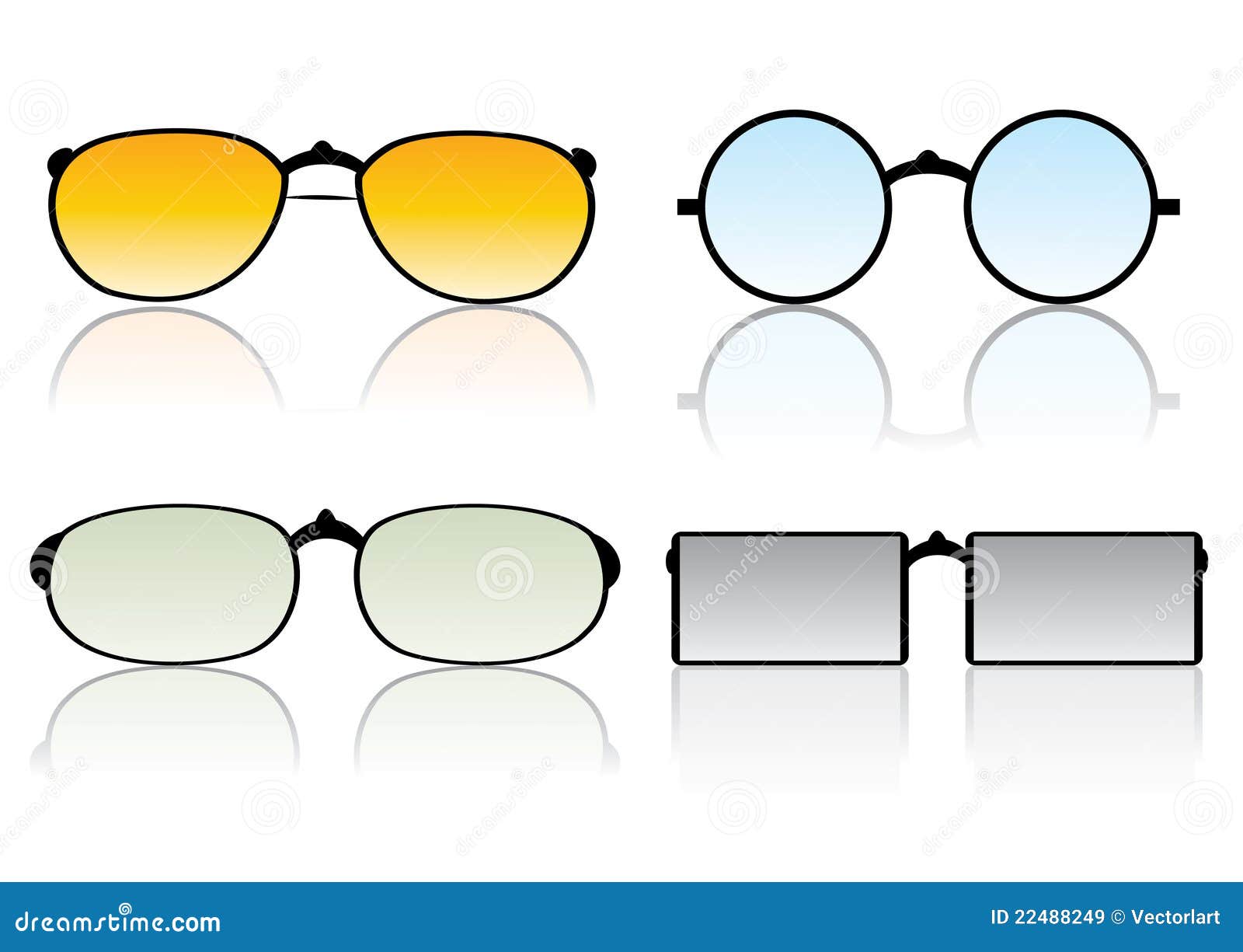 Glasses Vector Set | CartoonDealer.com #22488249