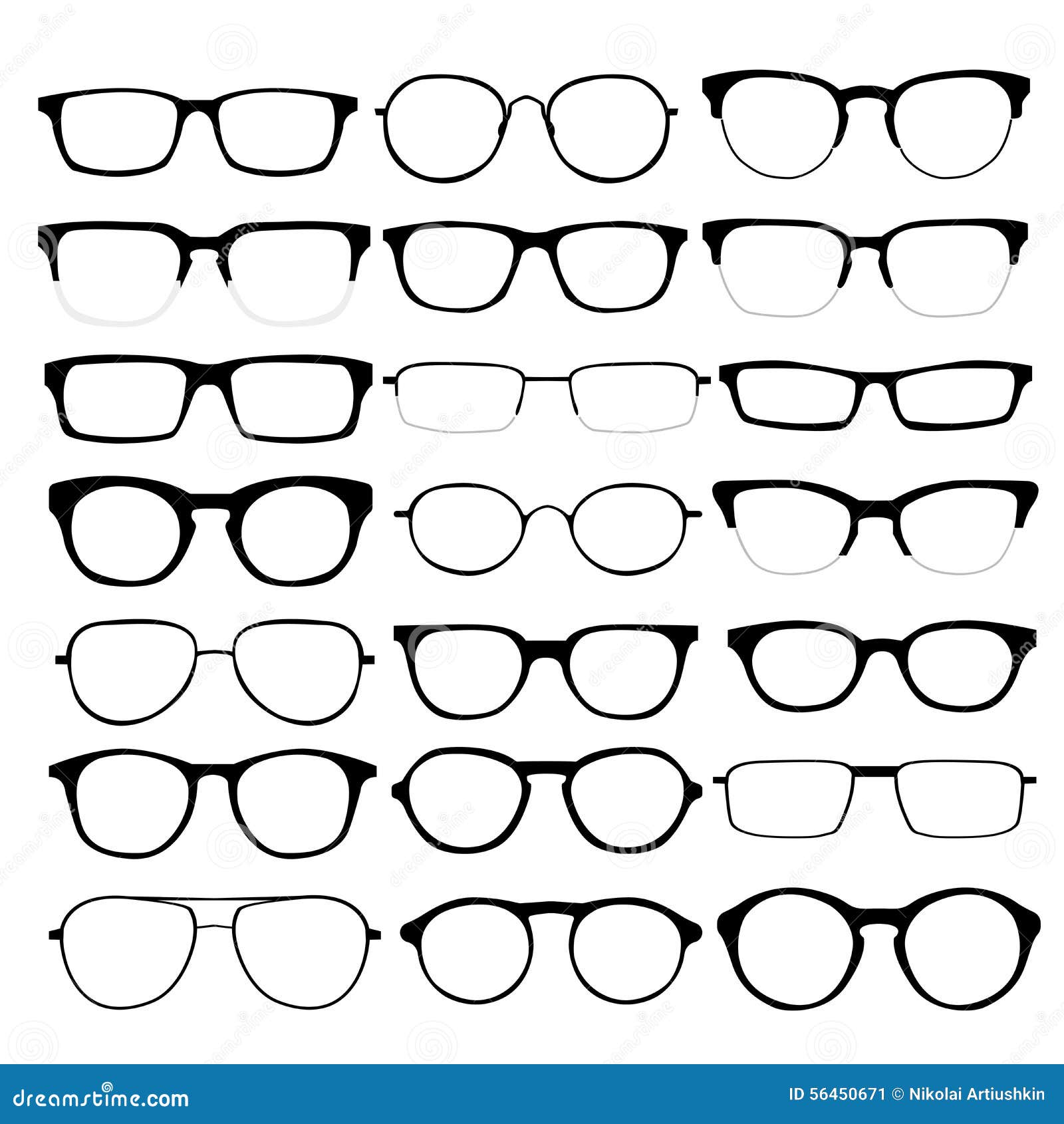 Glasses Stock Vector Illustration Of Glass Retro Fashion 56450671