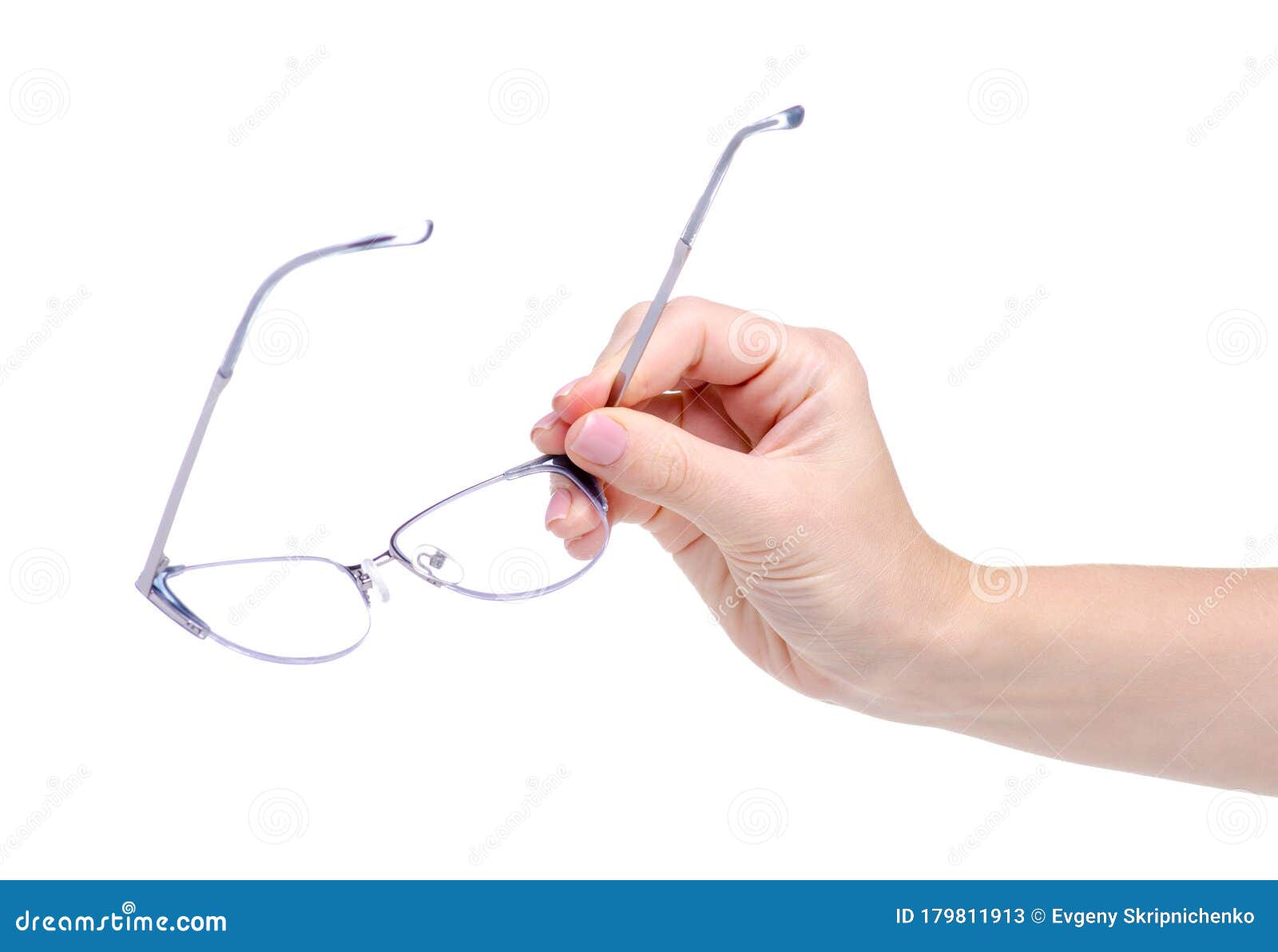 Glasses for vision in hand stock image. Image of nature - 179811913