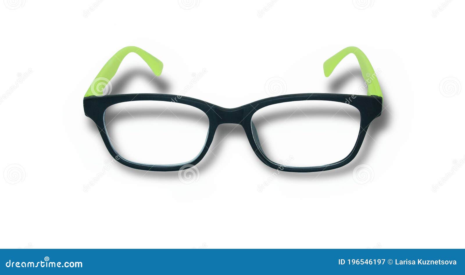 Glasses for Vision in a Modern Style with Transparent Lenses Stock ...