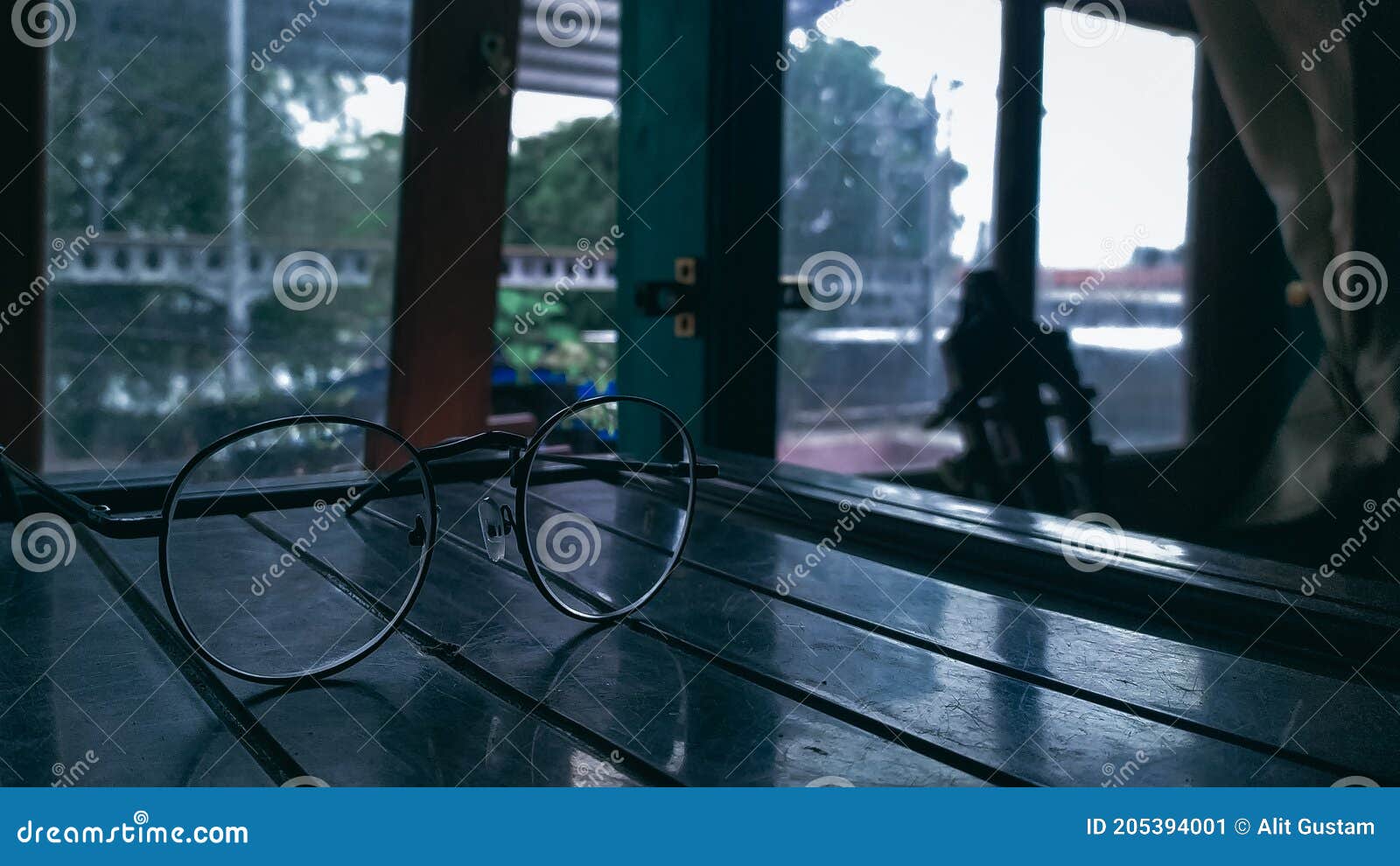 Glasses with a Window in the Rain Stock Image - Image of screenshot ...