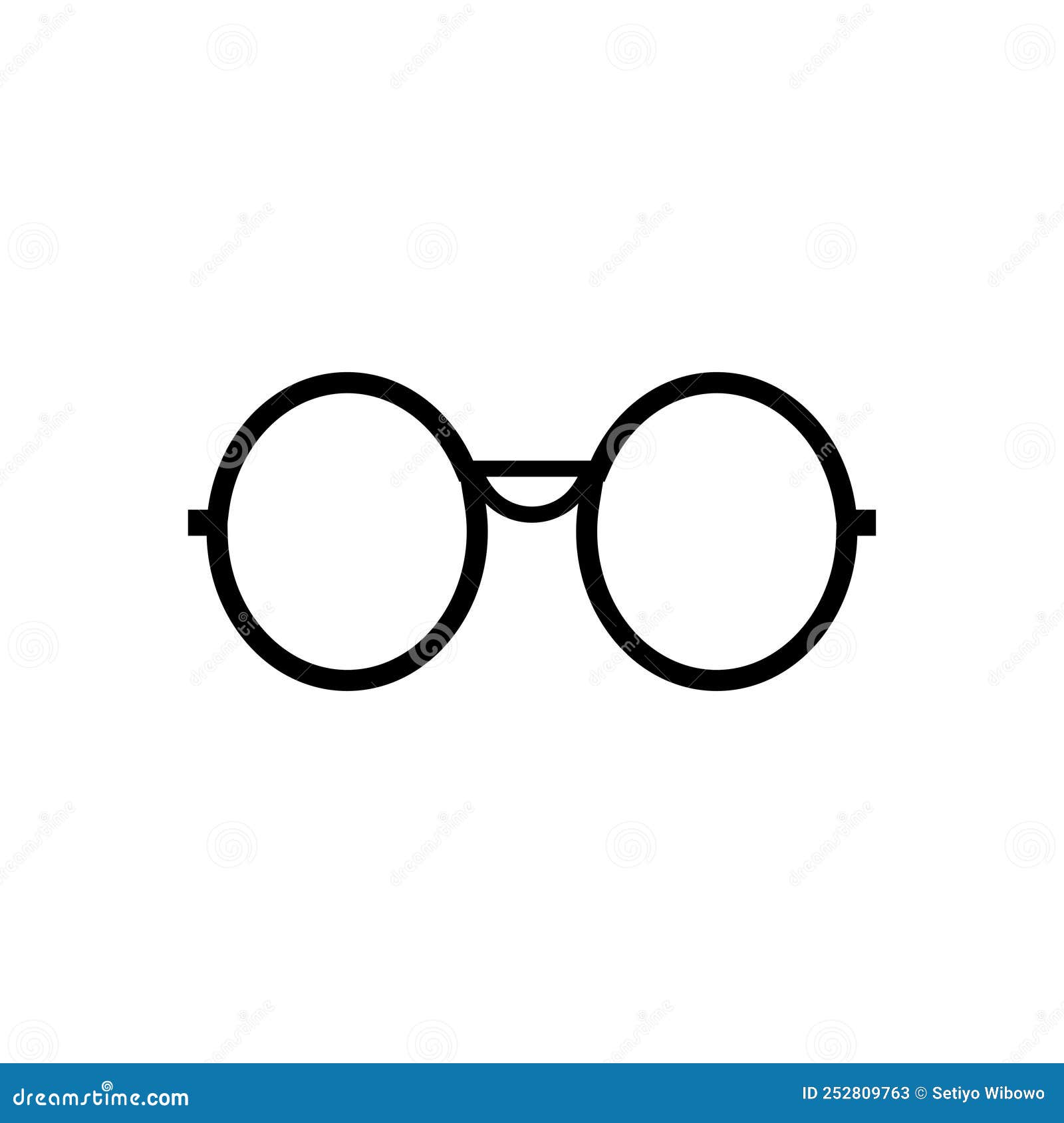 Glassess Icon Vector Flat Design Stock Vector - Illustration of vector ...