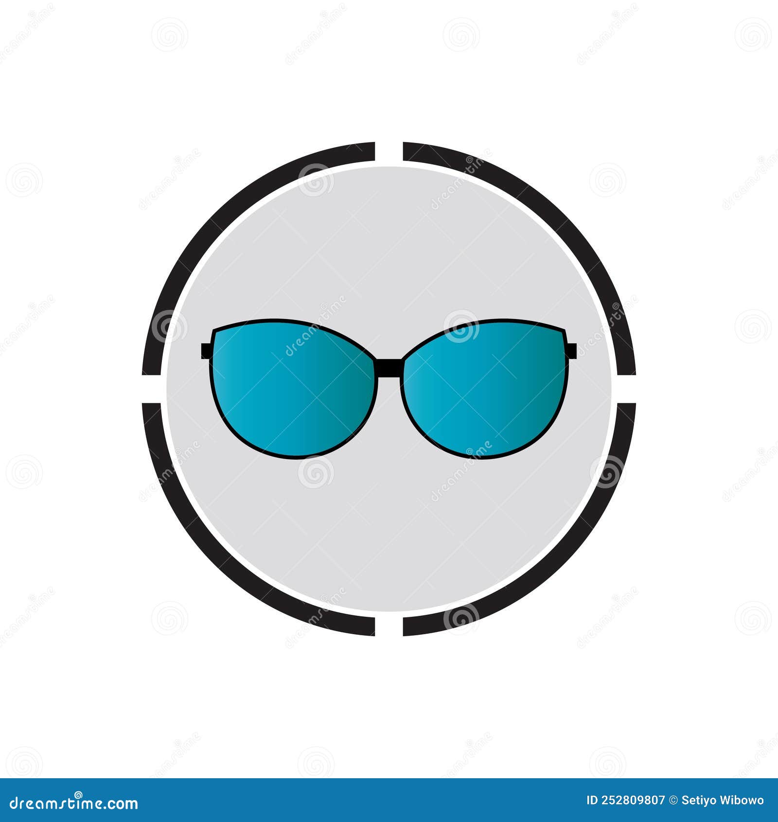 Glassess Icon Vector Flat Design Stock Vector - Illustration of icon ...