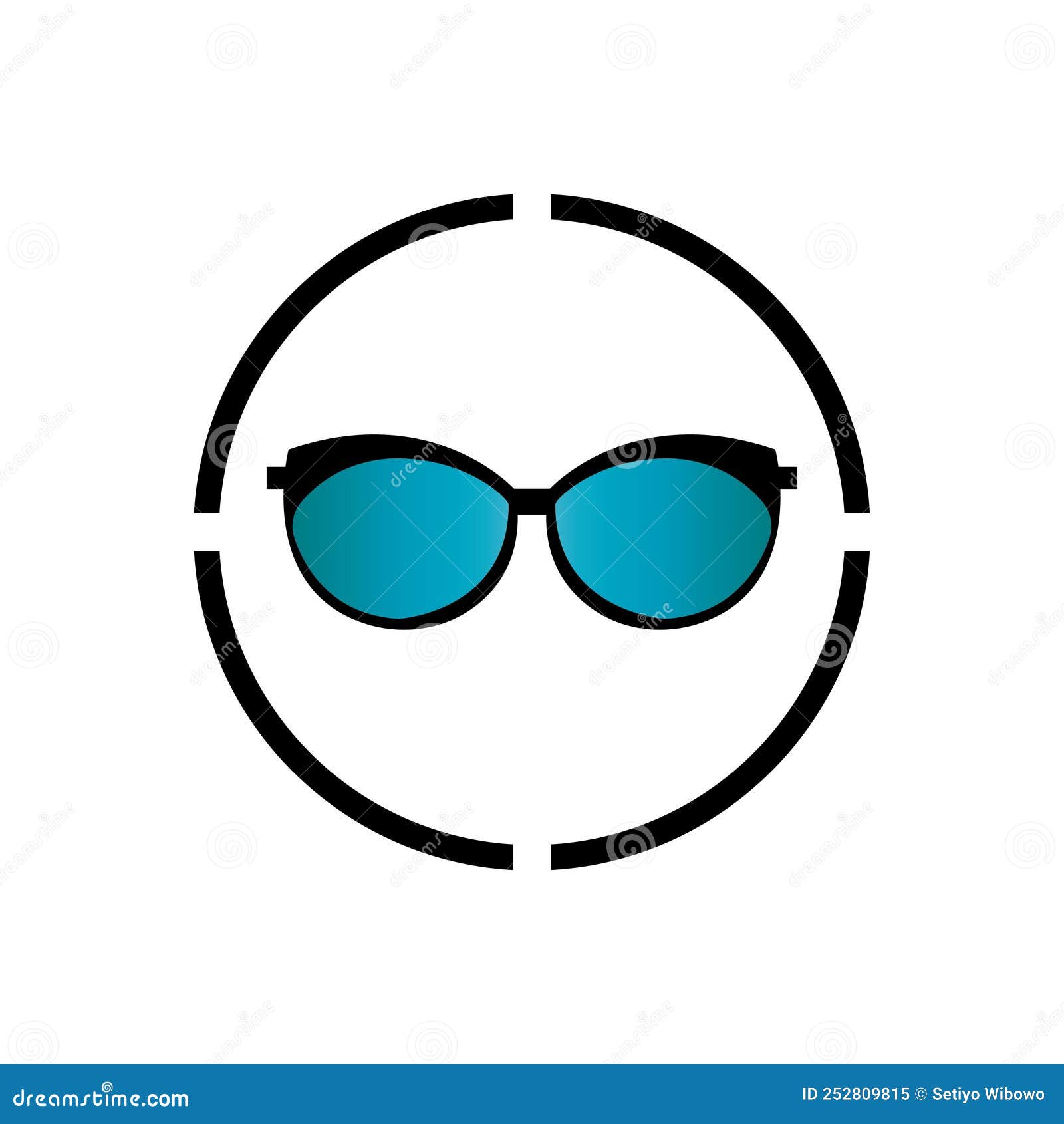 Glassess Icon Vector Flat Design Stock Vector - Illustration of ...