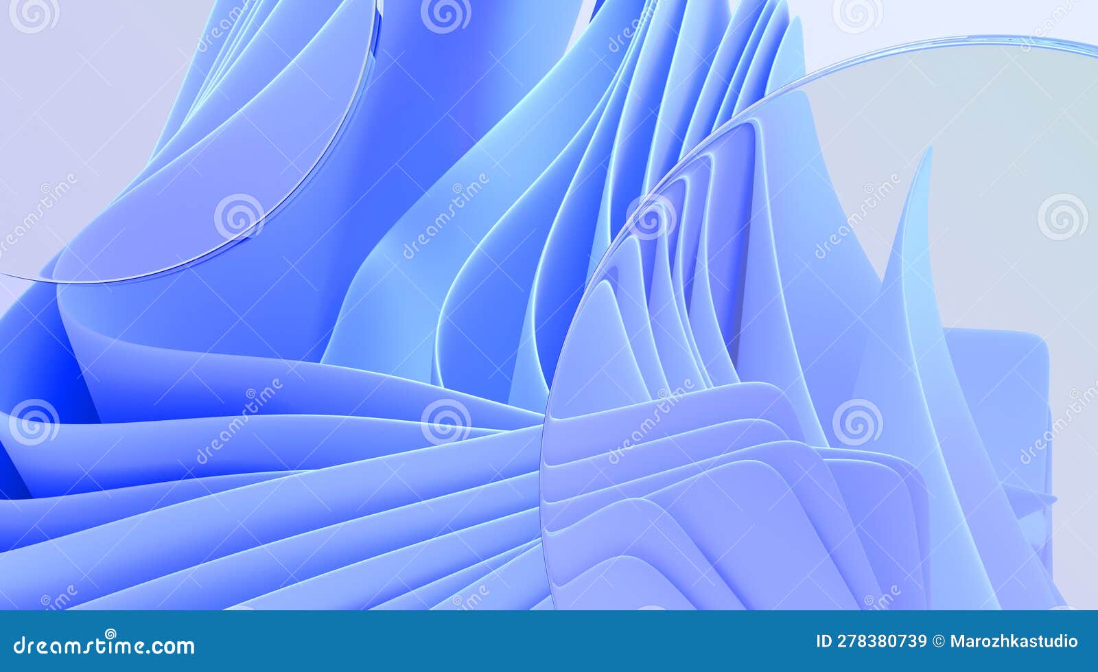 Curved And Folded Sheet Paper Abstract Vector Background. Orange ...