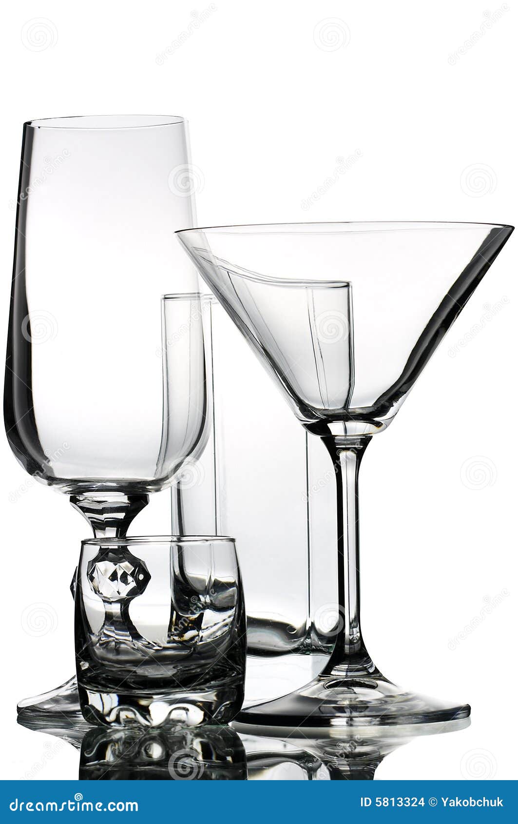 Glassware stock photo. Image of champagne, fragility, transparent - 5813324