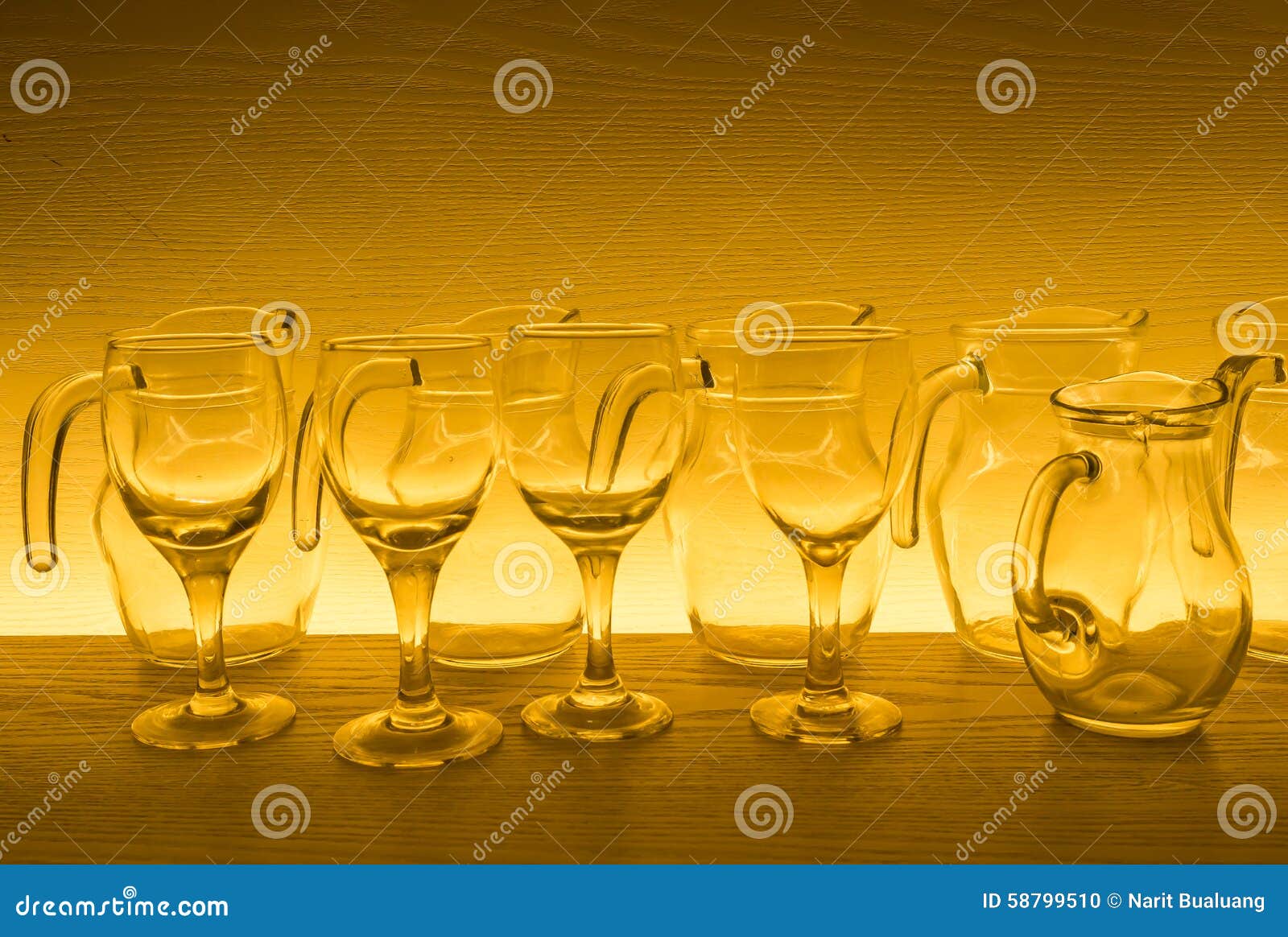 Glassware collection stock photo. Image of retro, cooking - 58799510