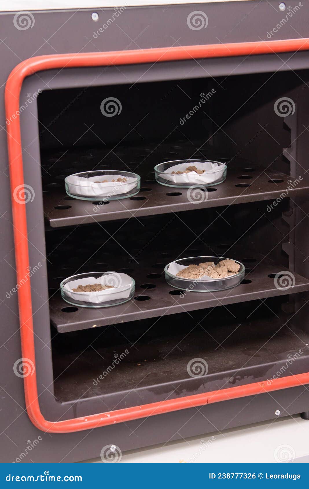 Glassware with Soil Samples. Laboratory Research Stock Photo - Image of ...