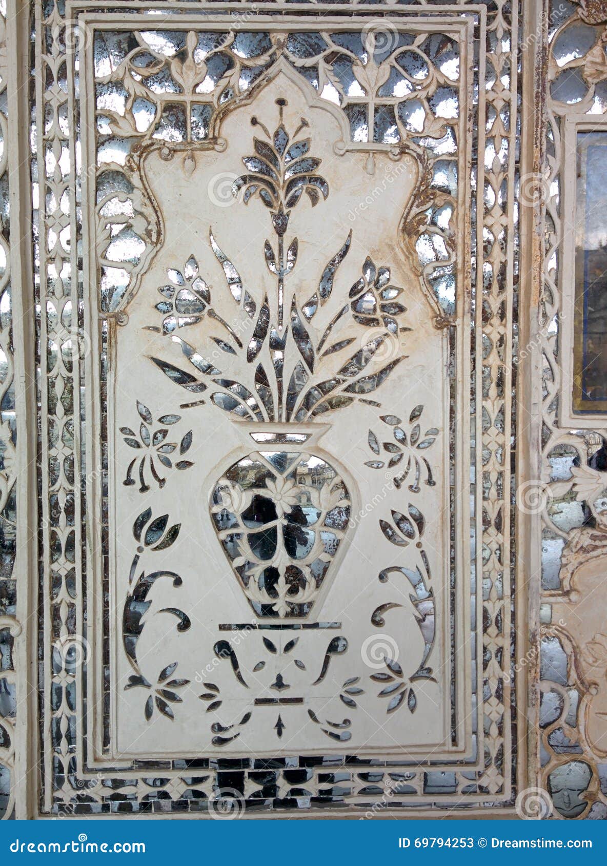 Glasswork stock image. Image of palace, wall, flowerpot - 69794253