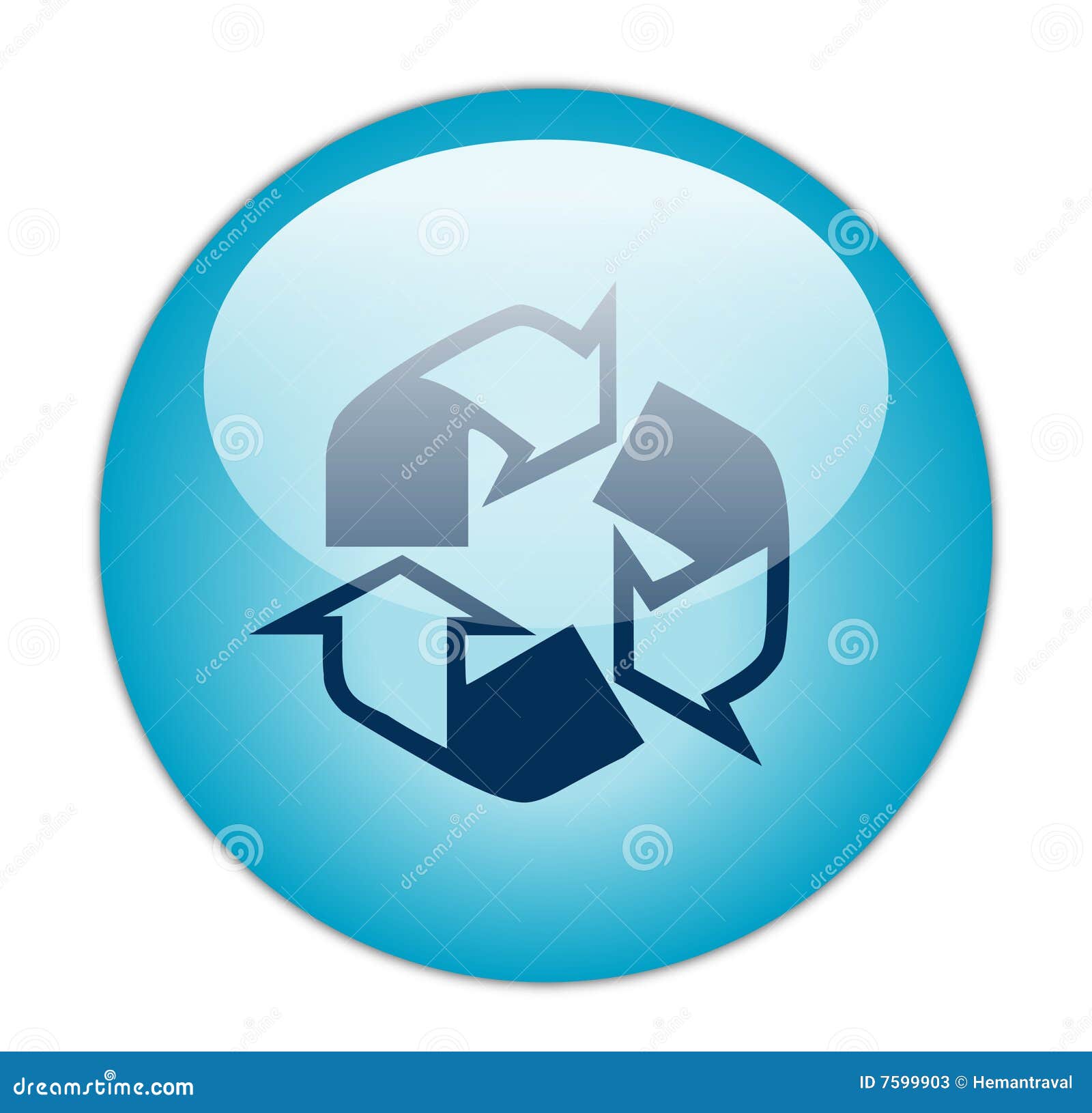 Blue Recycle Garbage Bin With Paper Cartoon Vector | CartoonDealer.com ...