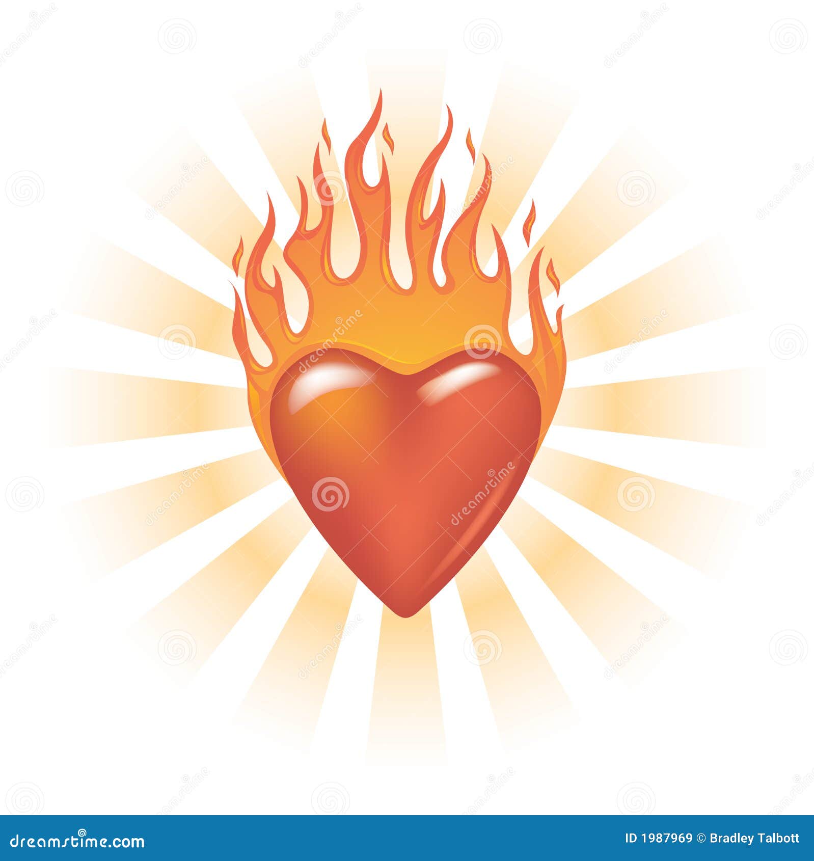 Flaming Heart Stock Illustrations – 2,093 Flaming Heart Stock ...