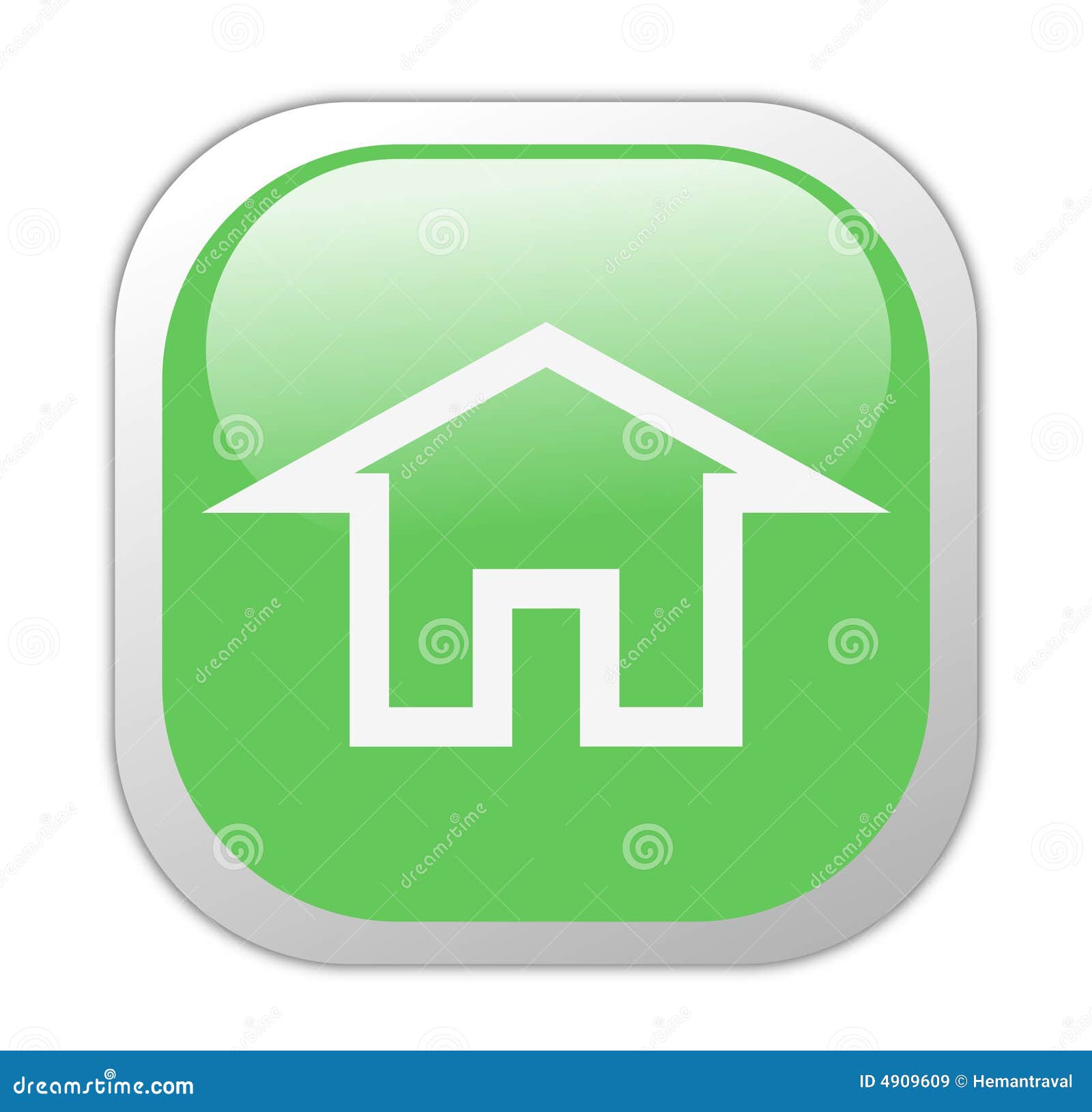 Home Button Green