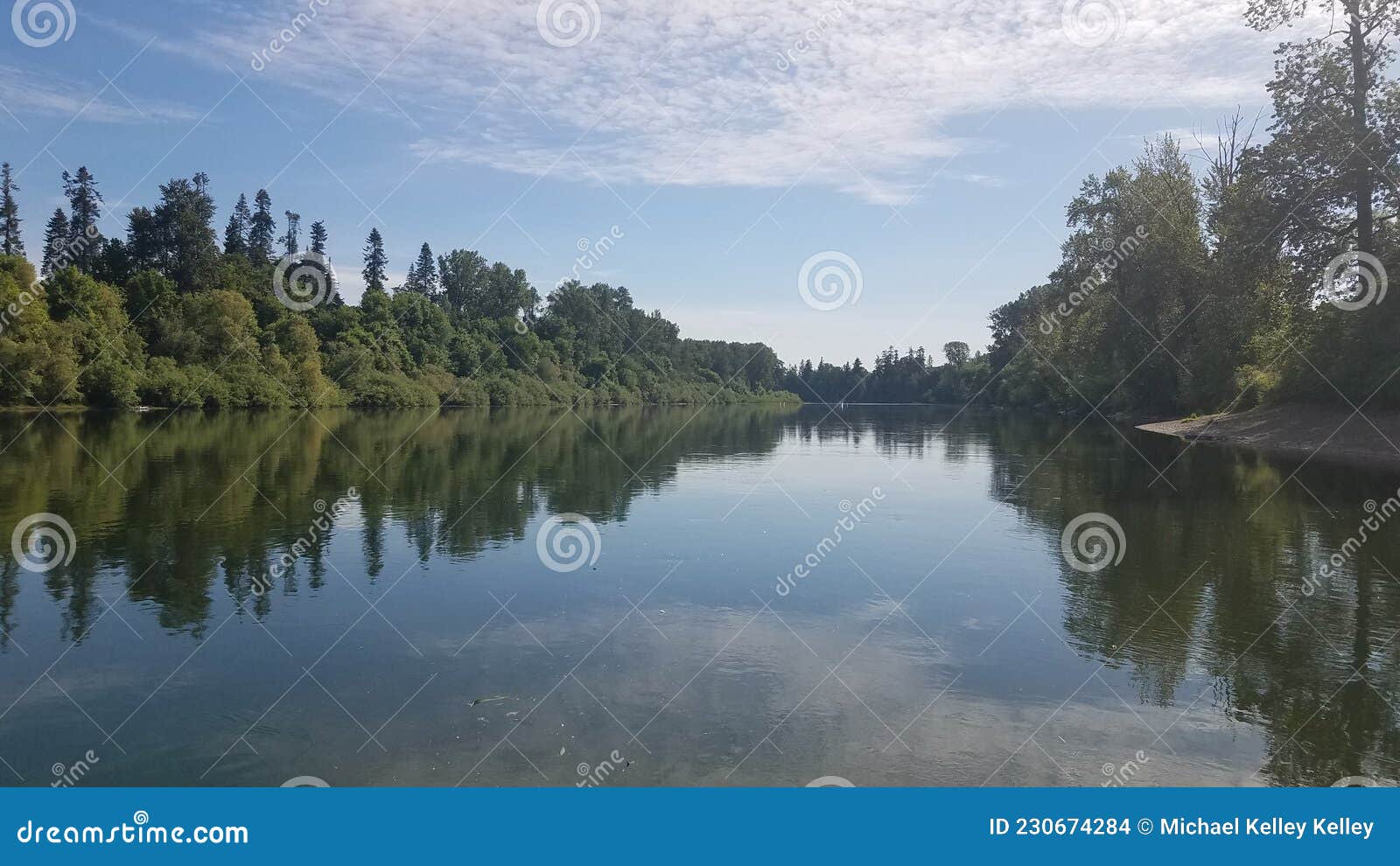 Glassy river way stock photo. Image of canal, reservoir - 230674284