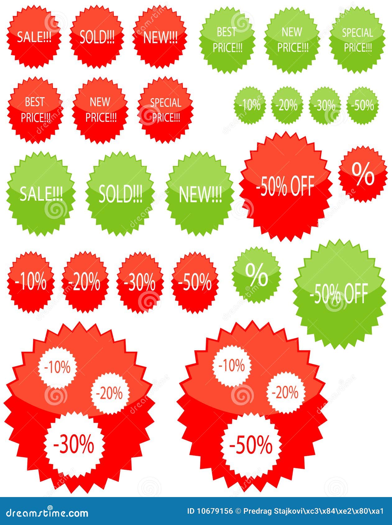 Glassy star price tags stock vector. Illustration of glassy - 10679156