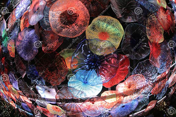 Glassy Way at Christmas Lighting Stock Photo - Image of shatin ...