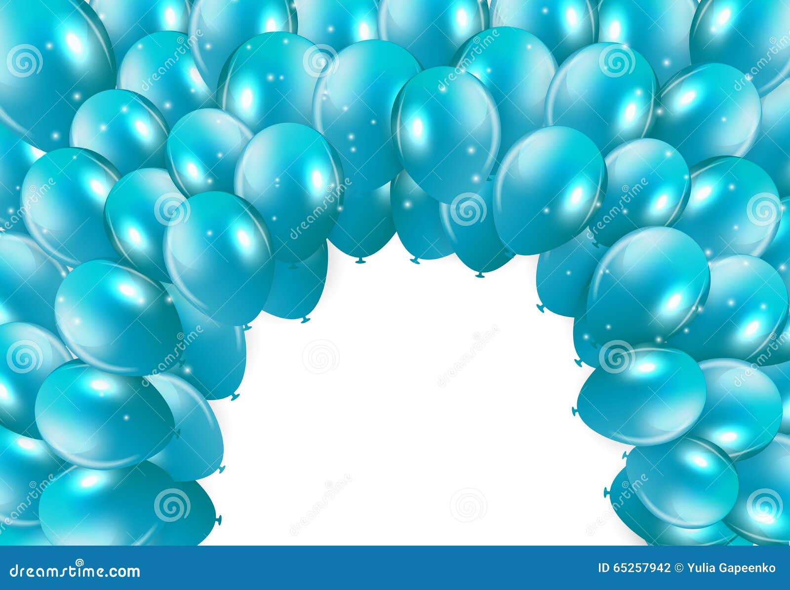 Glatte Ballon-Hintergrund-Vektor-Illustration Vektor Abbildung - Illustration von fest, feiern ...