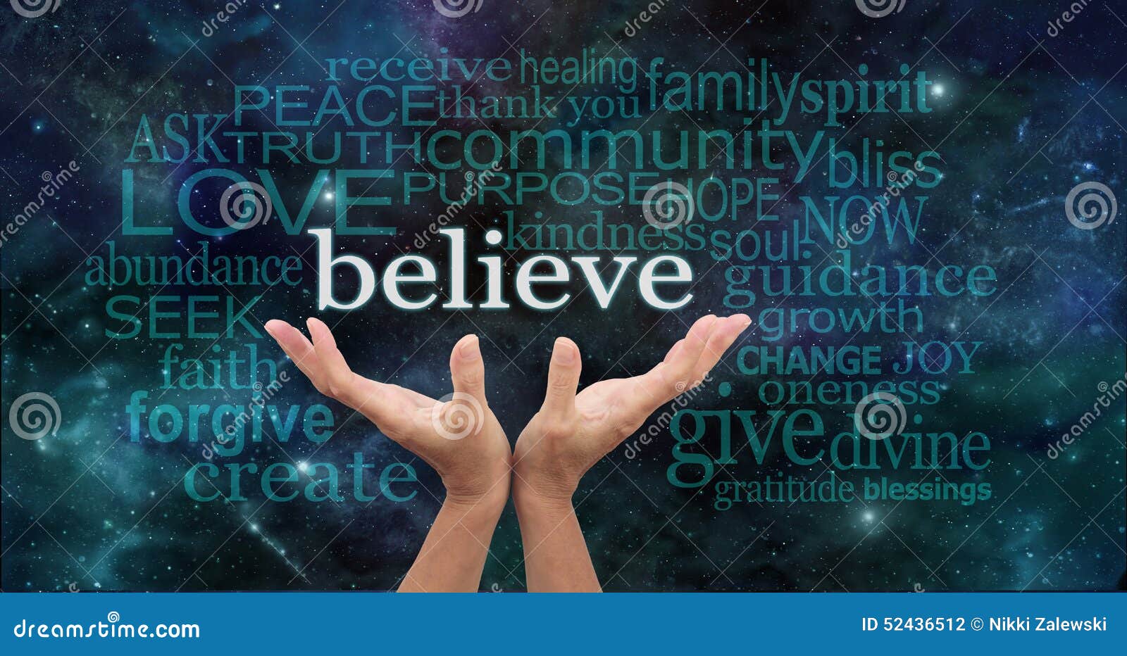 Glauben Sie wirklich stock abbildung. Illustration von dankbarkeit ...