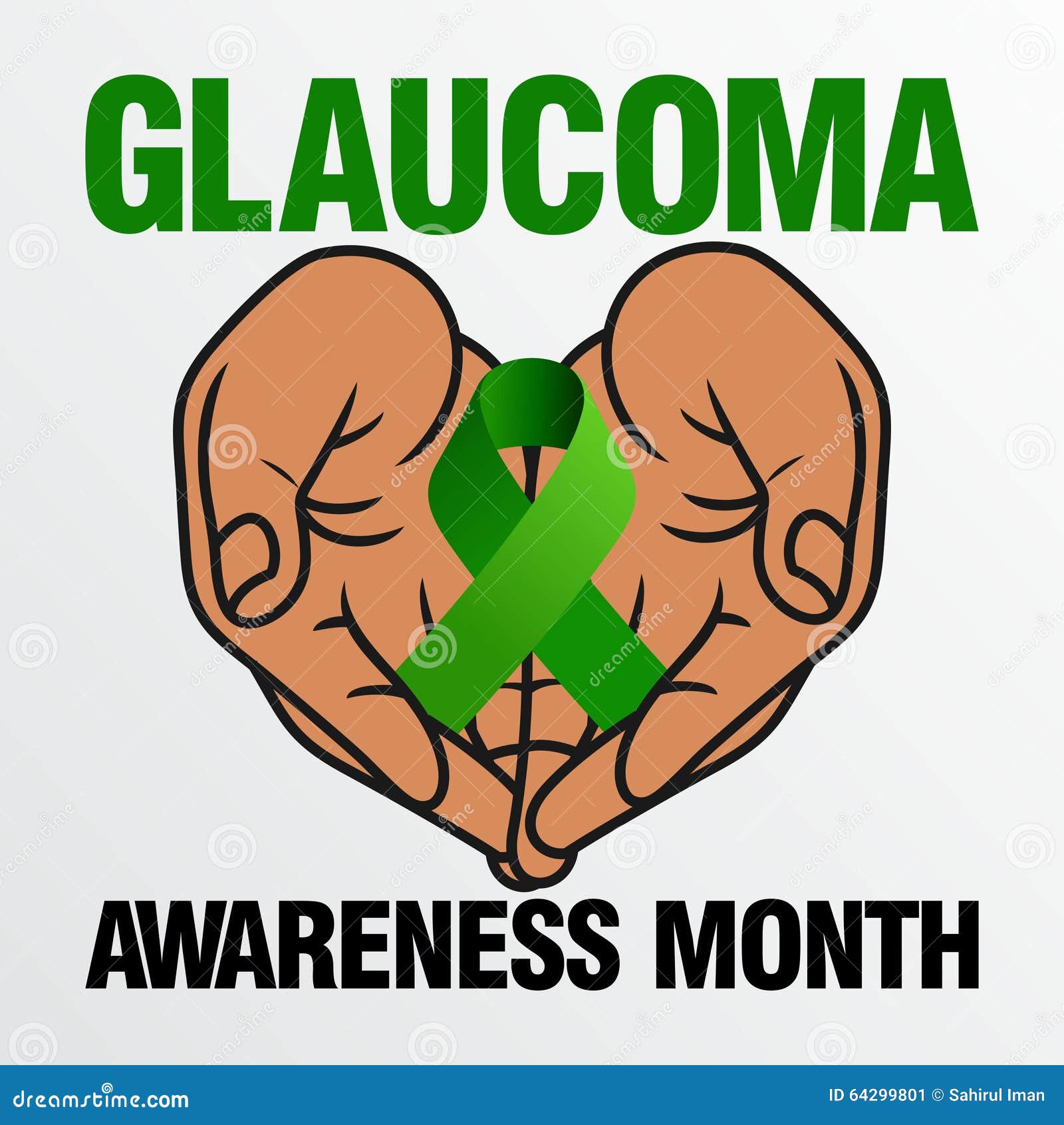 Glaucoma Awareness stock vector. Illustration of faith - 64299801