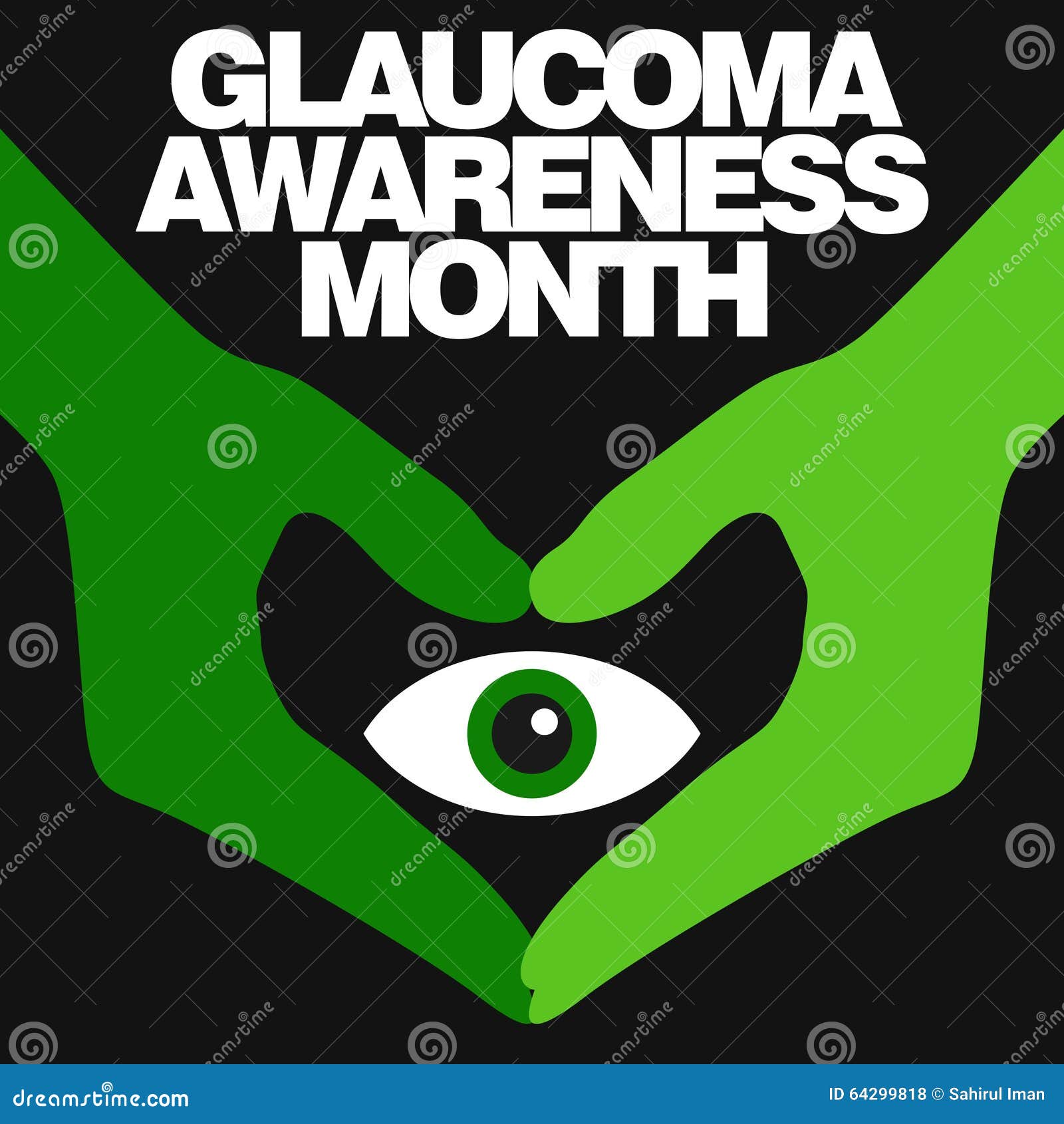 Glaucoma Awareness stock vector. Illustration of campaign - 64299818