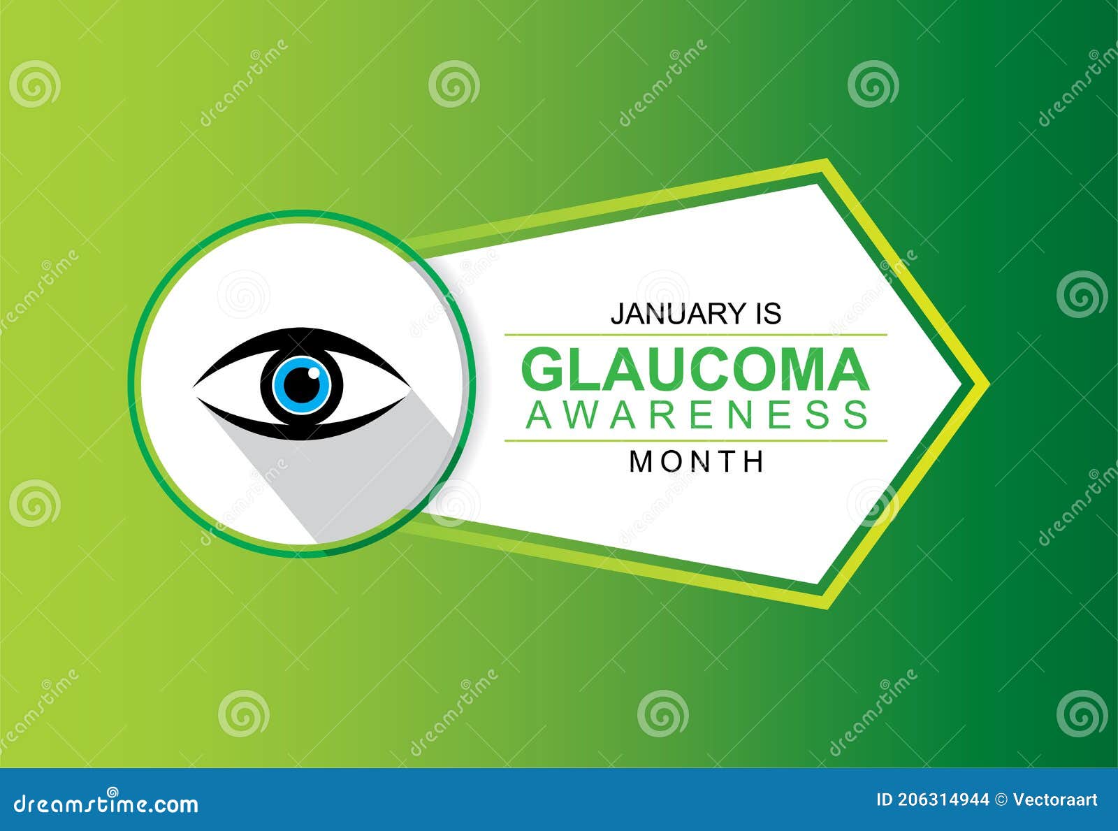 Glaucoma Awareness Month Concept Poster Stock Vector - Illustration of ...