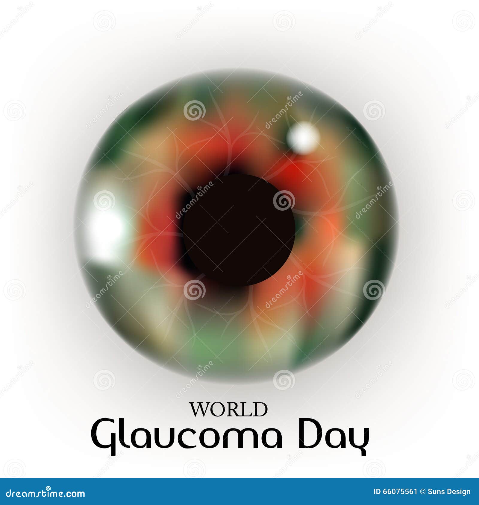 Glaucoma Day stock illustration. Illustration of optometry - 66075561
