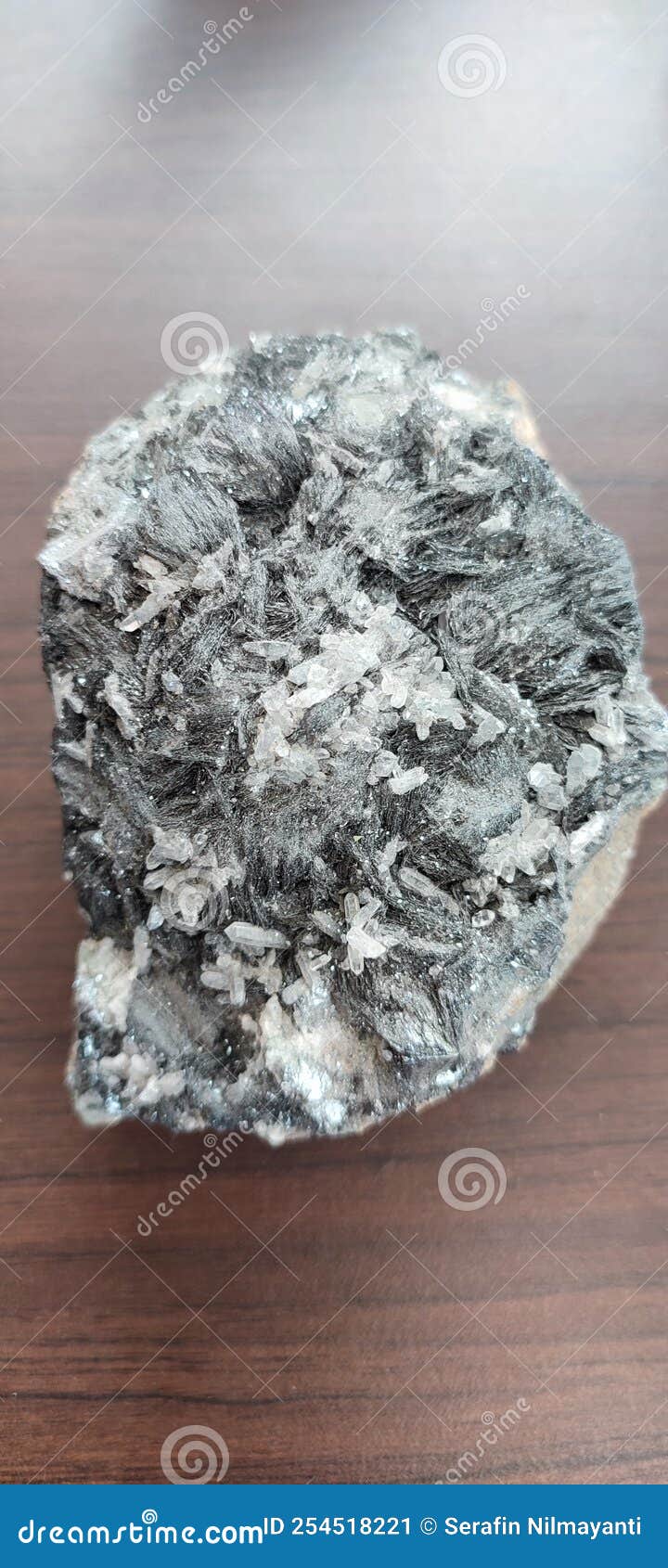 Glaucophane Asbestos Mineral from Papua Stock Image - Image of silver ...