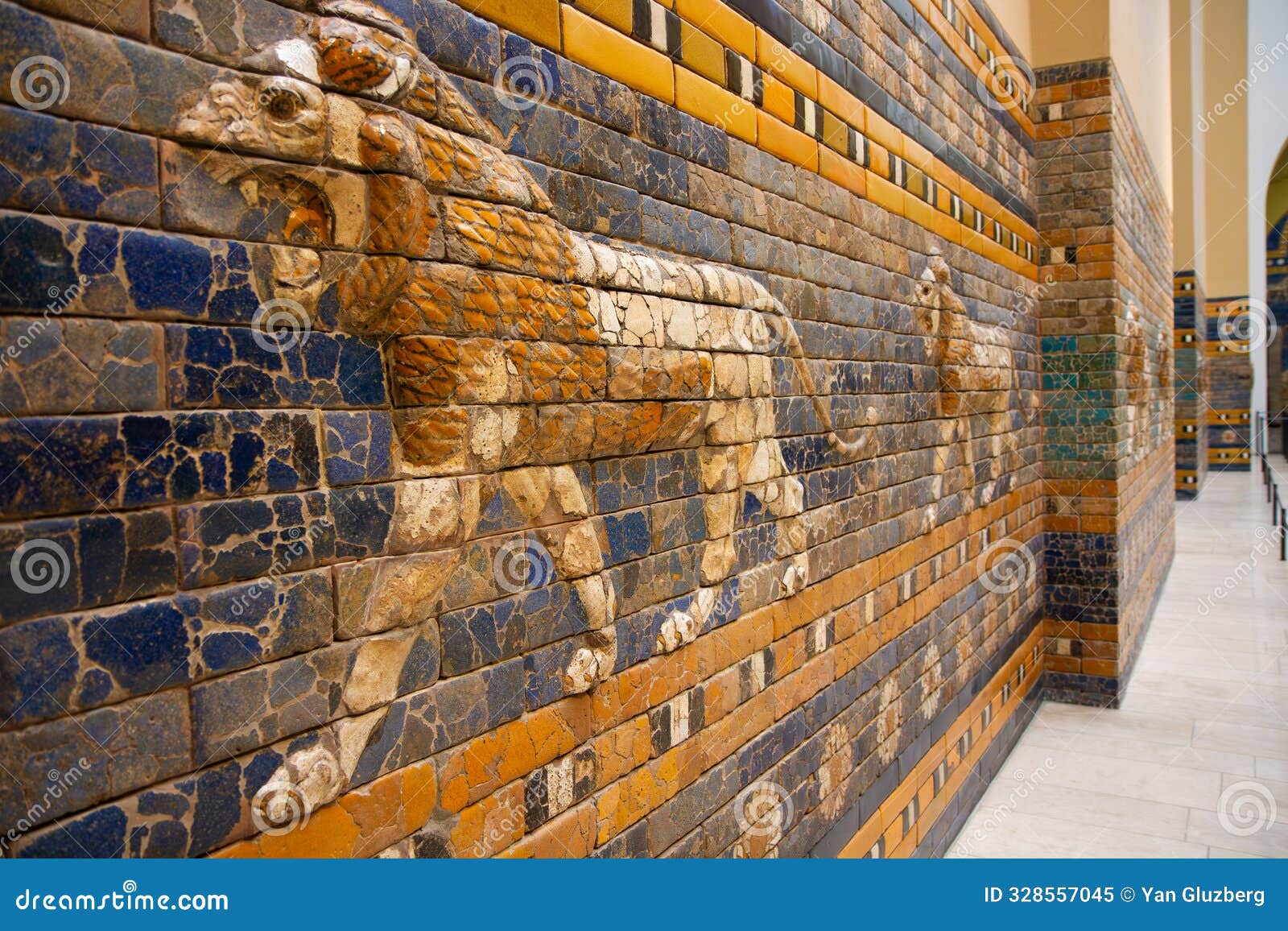 Glazed Brick Lion, Louvre Museum Editorial Photo | CartoonDealer.com #191976081