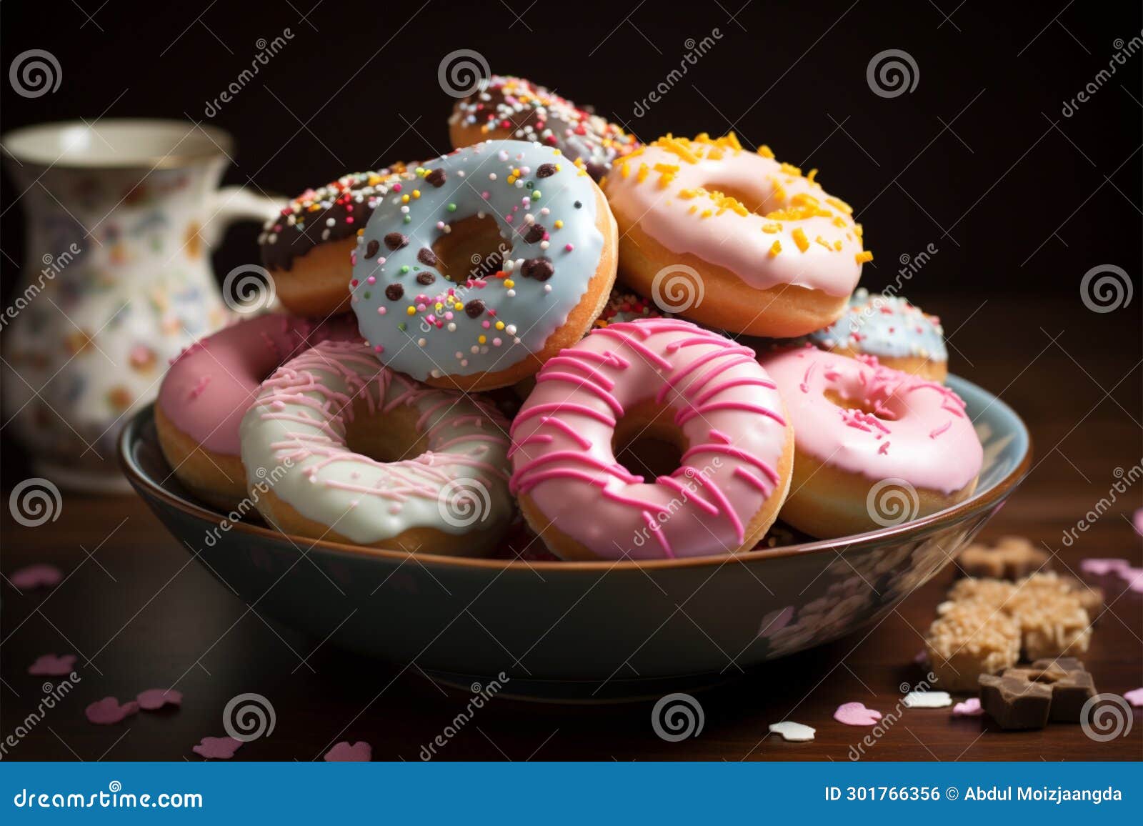 A Glazed Ceramic Pot Overflows with an Irresistible Assortment of ...