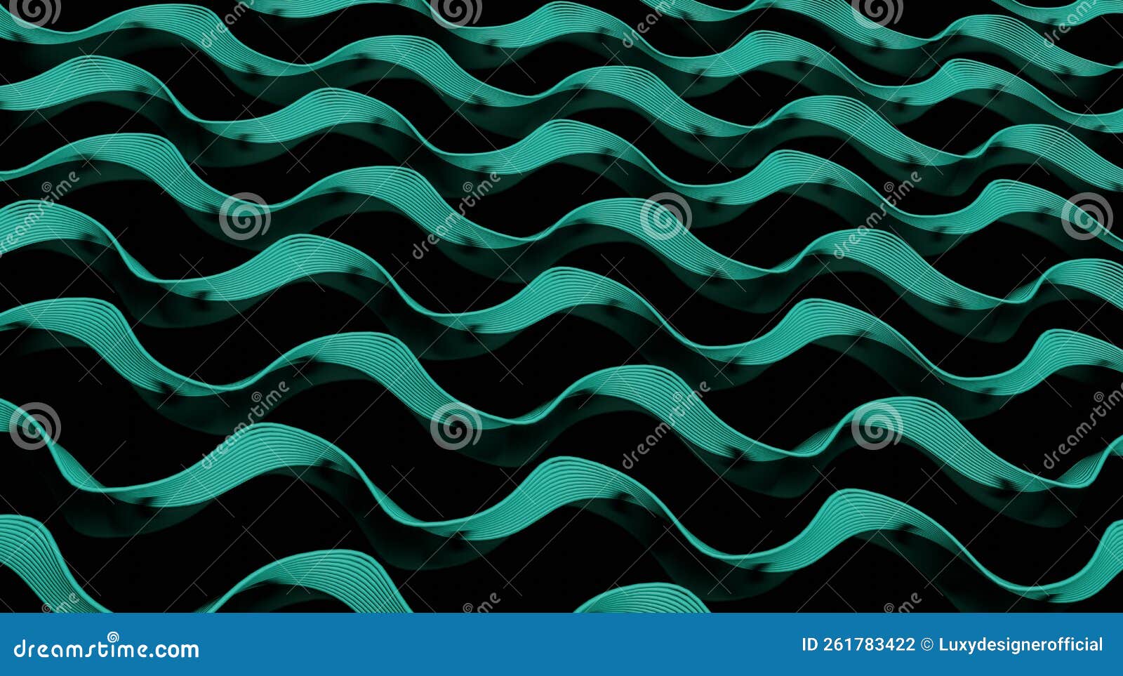 Glazed Green Background with Gyroid Graphical Texture Pattern. Stock ...